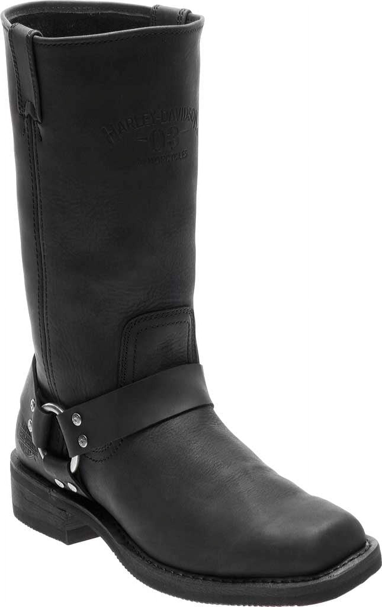 Men's Harley-Davidson Bowden Riding Boot Black Full Grain Leather 7.5 M ...