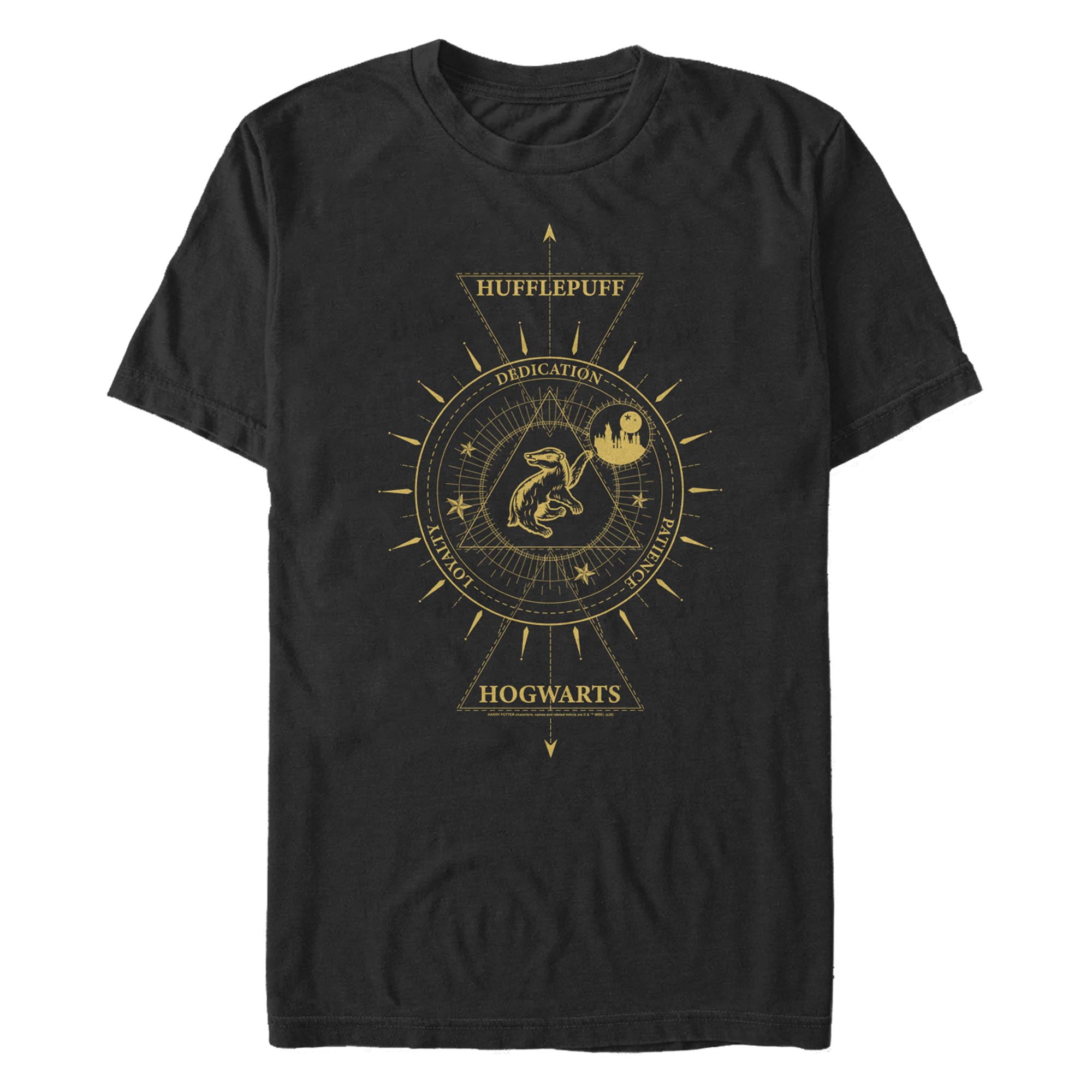 Men's Harry Potter Celestial Hufflepuff Graphic T-Shirt - Walmart.com