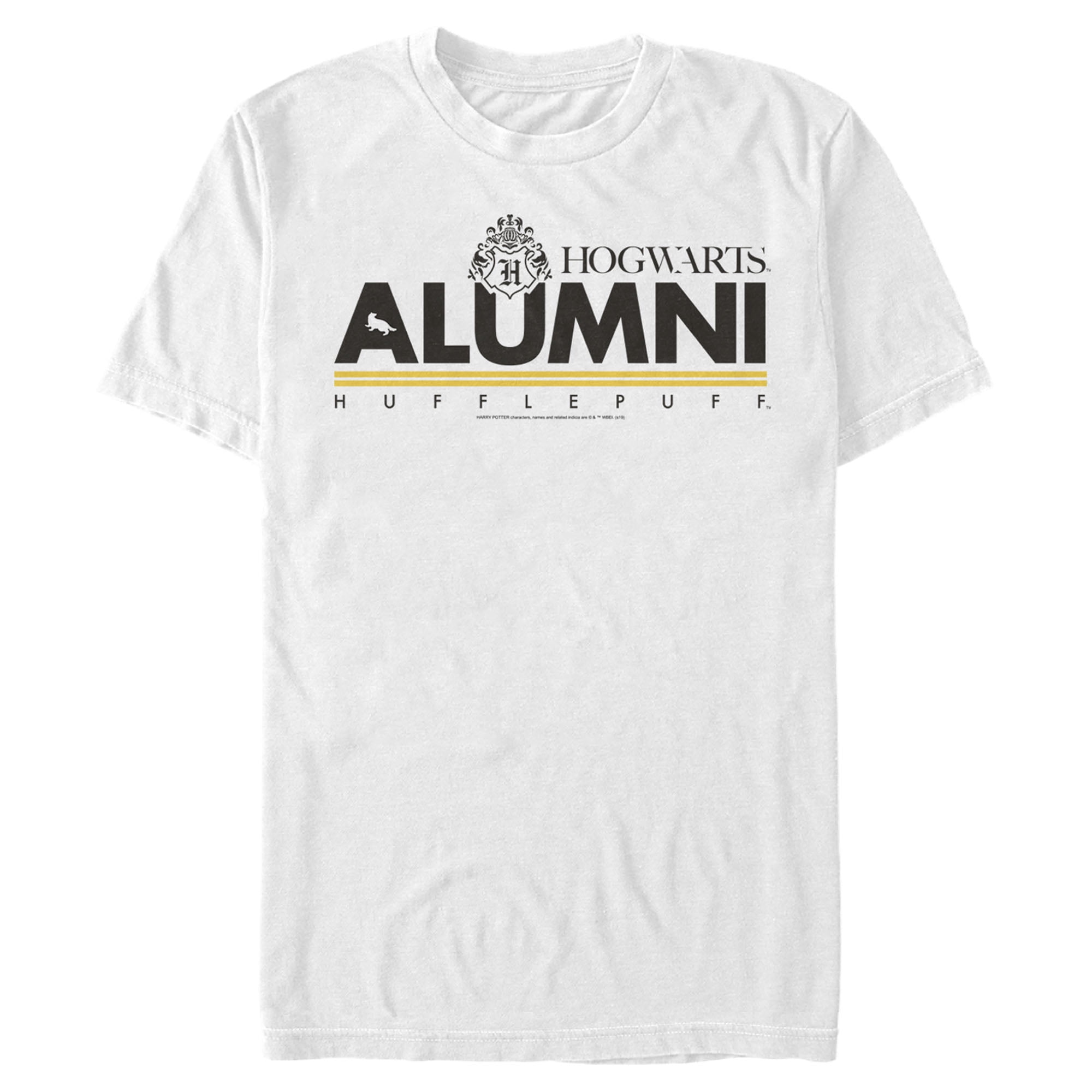 Men's Harry Potter Hogwarts Alumni Hufflepuff Graphic Tee White Medium ...