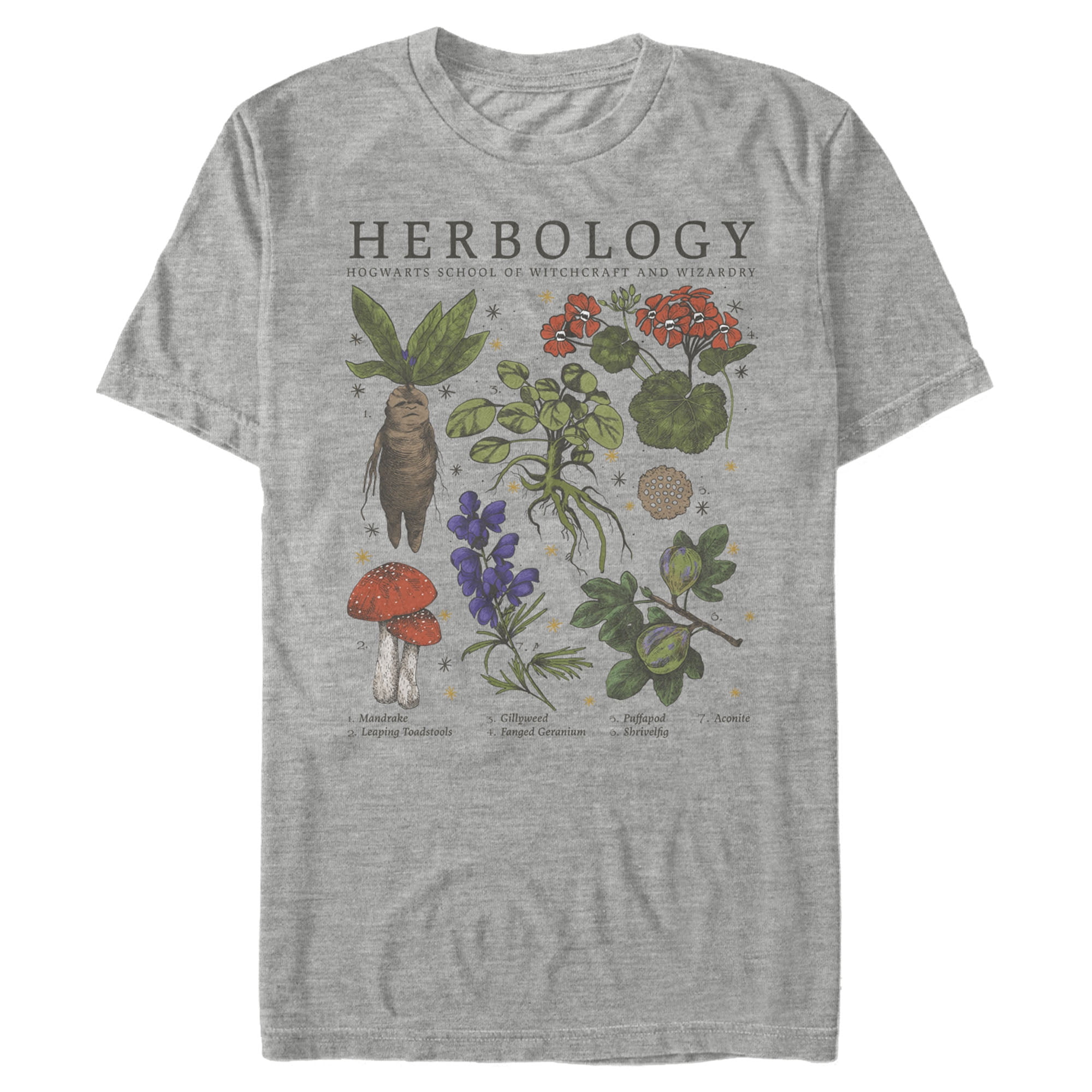 Harry Potter Hogwarts Herbology Men's T-Shirt for Adults - Walmart.com