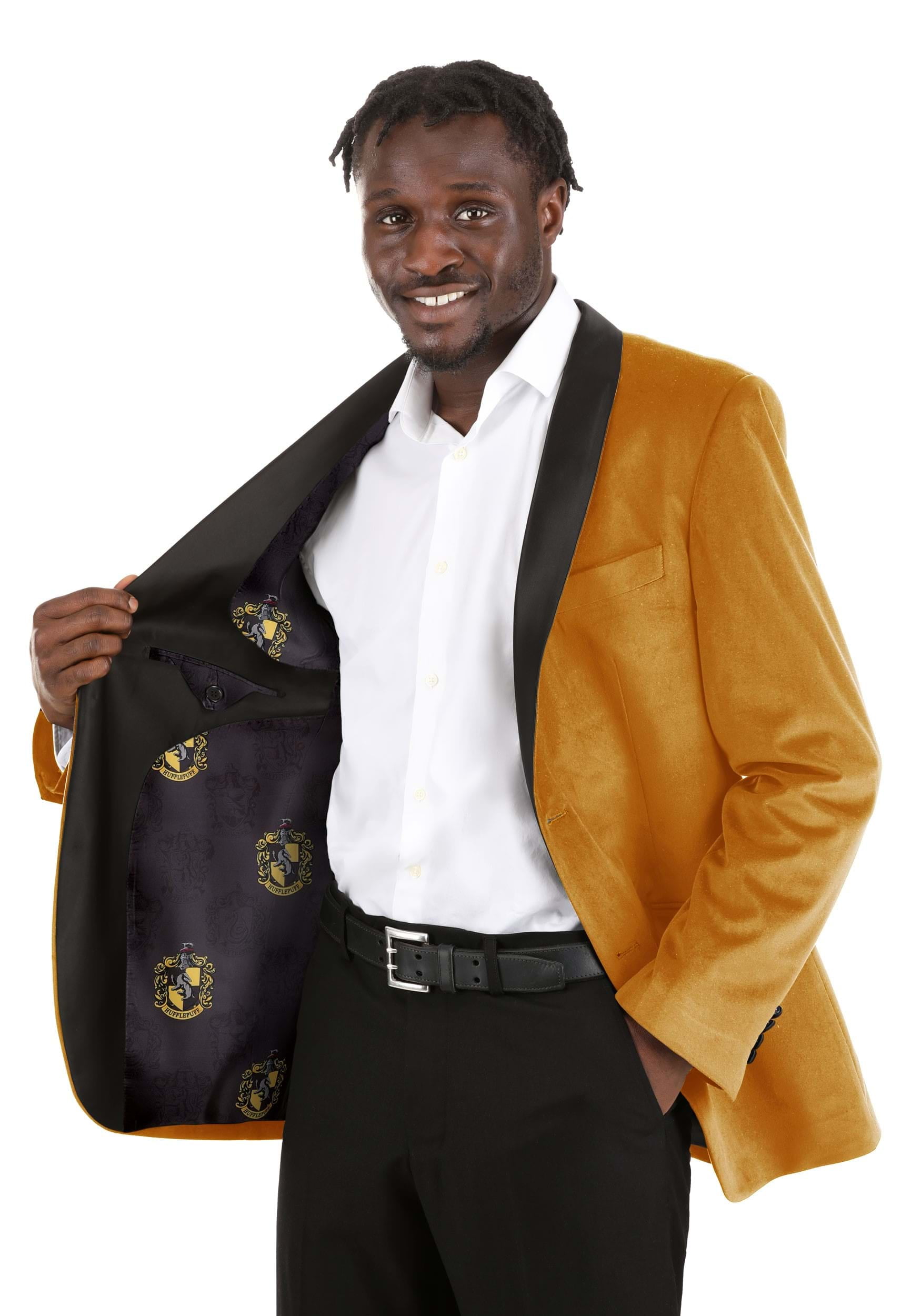 Men's Harry Potter Hufflepuff Deluxe Blazer - Walmart.com