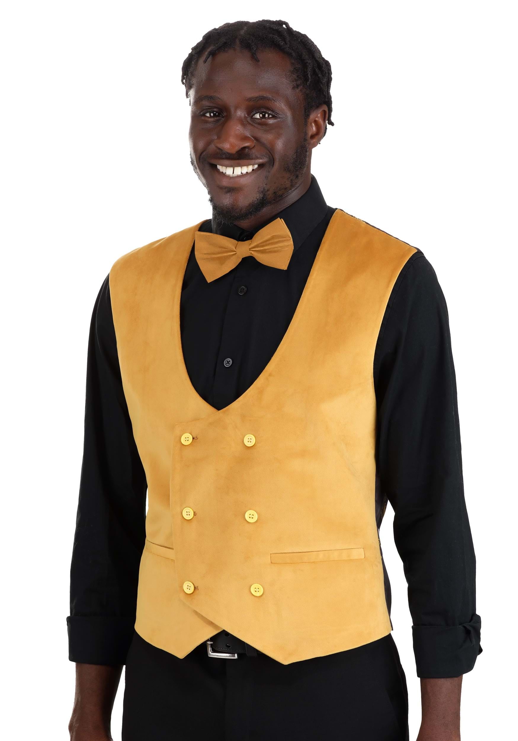 Men's Harry Potter Hufflepuff Deluxe Vest - Walmart.com