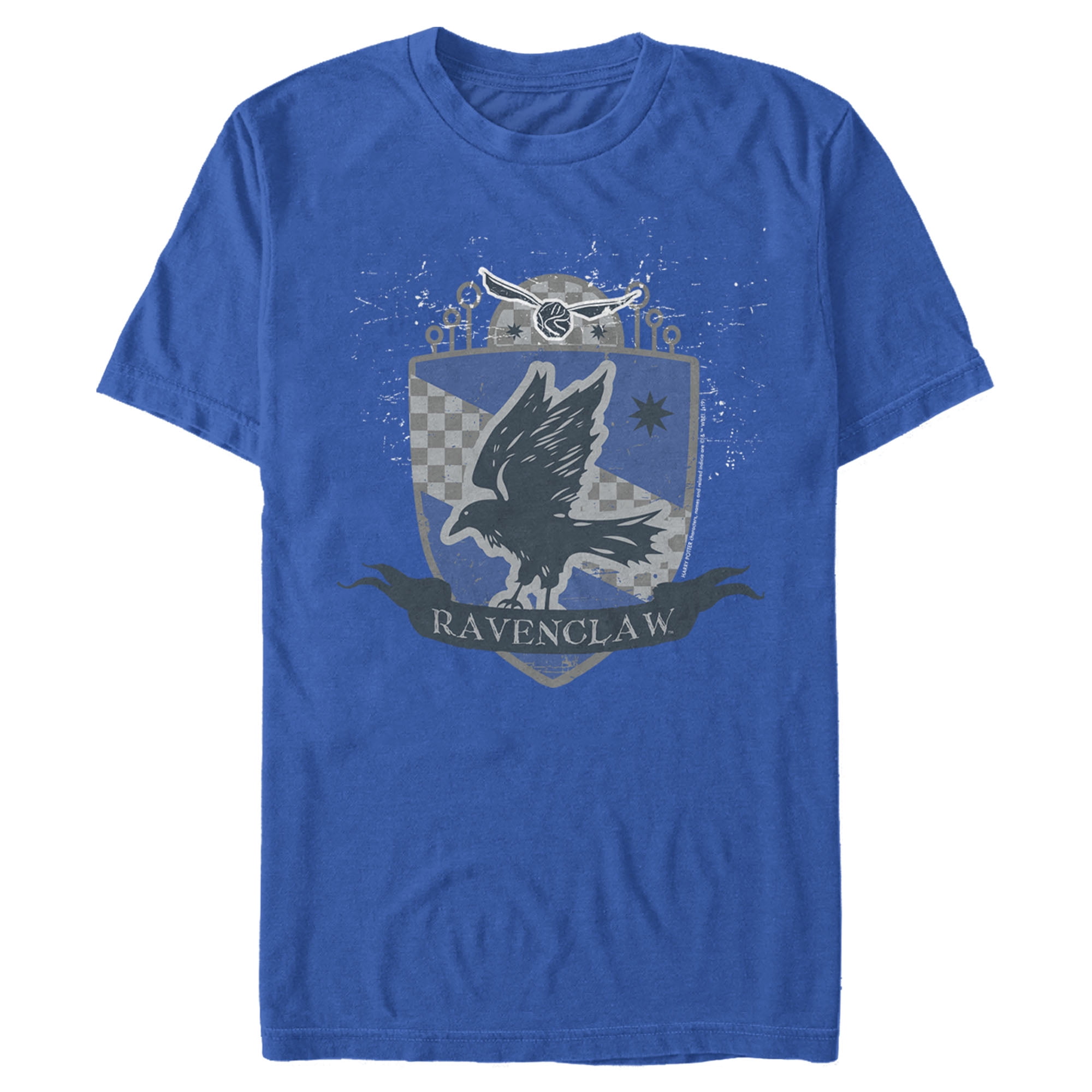 Men's Harry Potter Ravenclaw House Shield Graphic Tee Royal Blue Medium ...