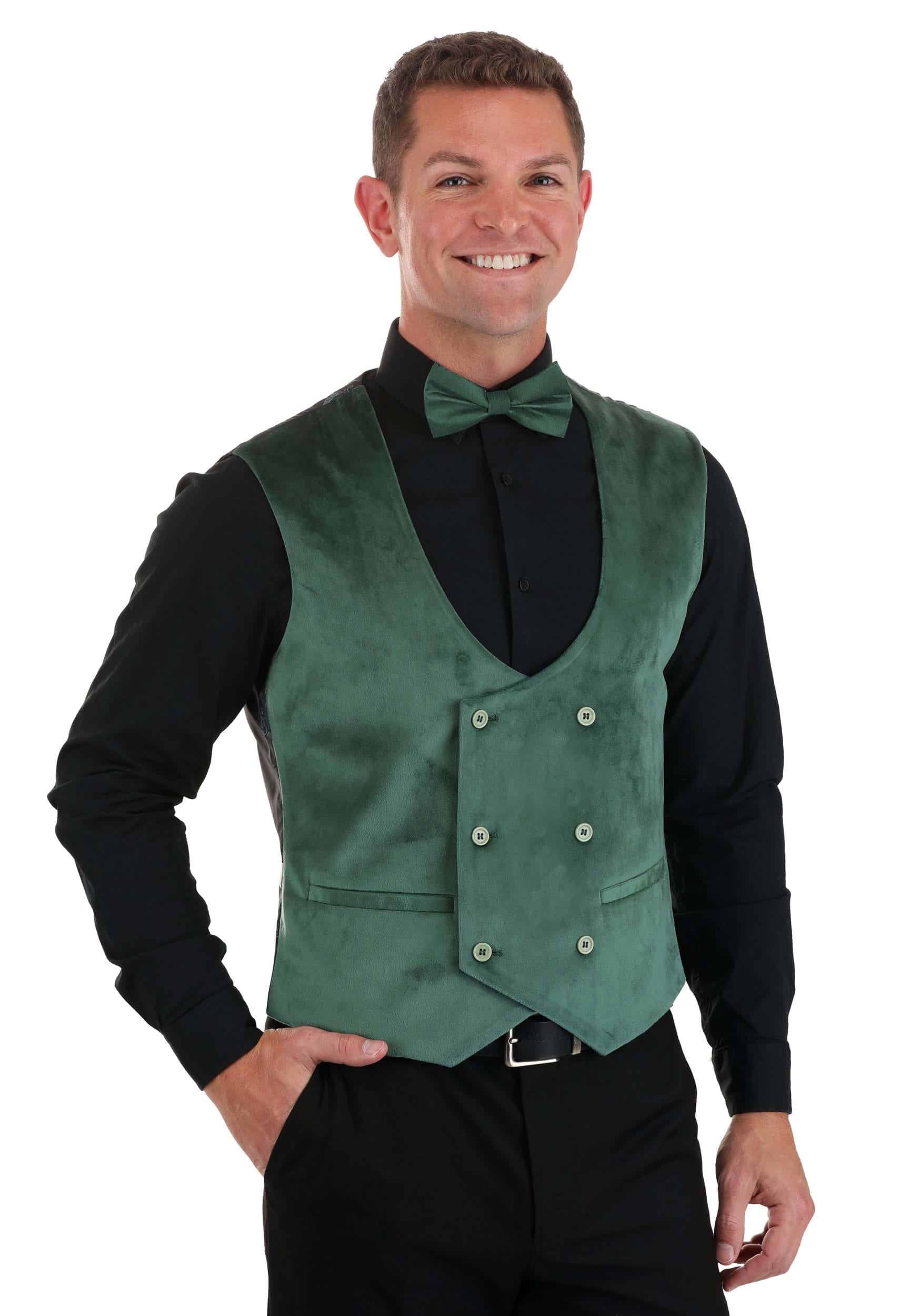 Men's Harry Potter Slytherin Deluxe Vest - Walmart.com