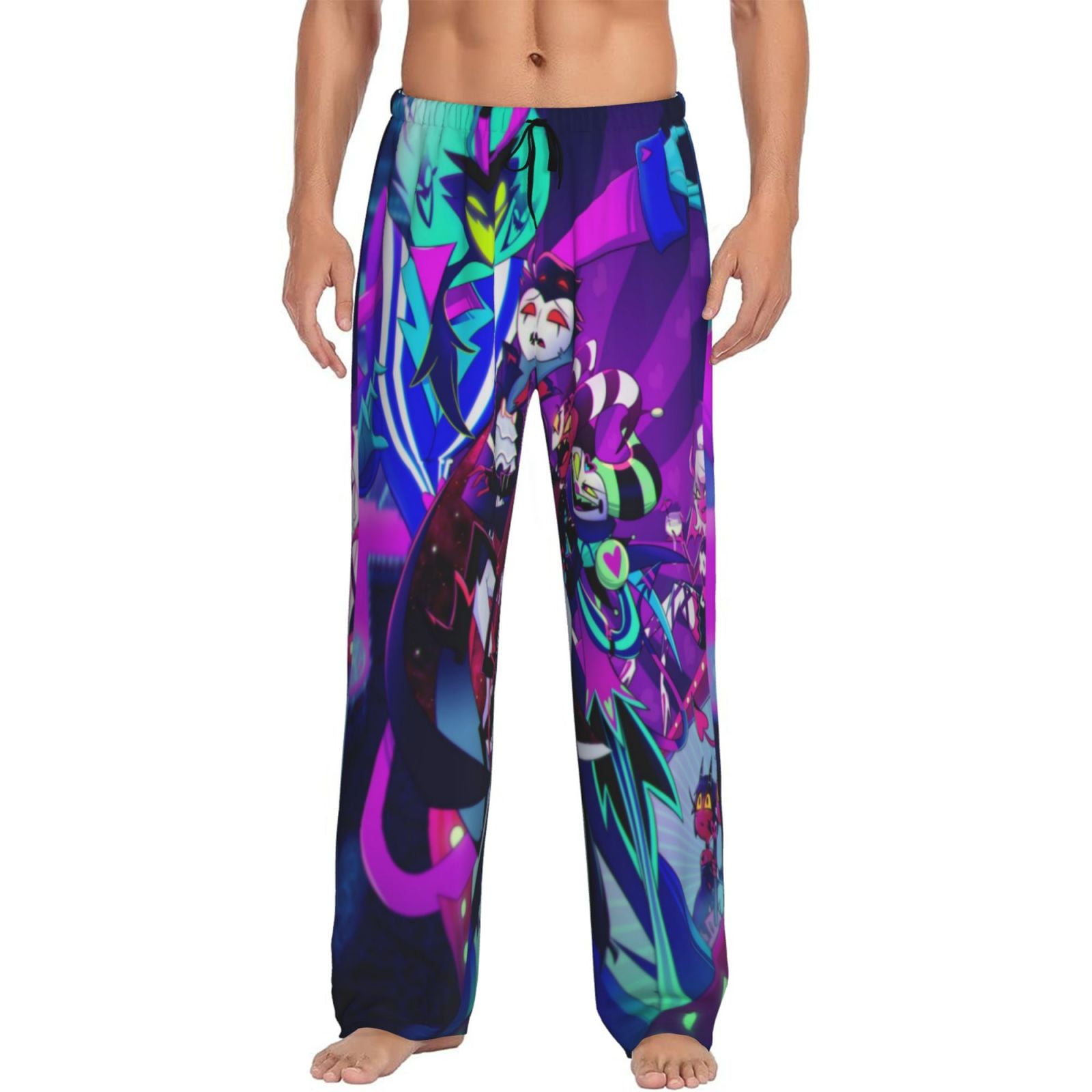 Men's Hazbin Hotel Helluva Boss Pajama Pants Lounge Sleepwear PJ ...