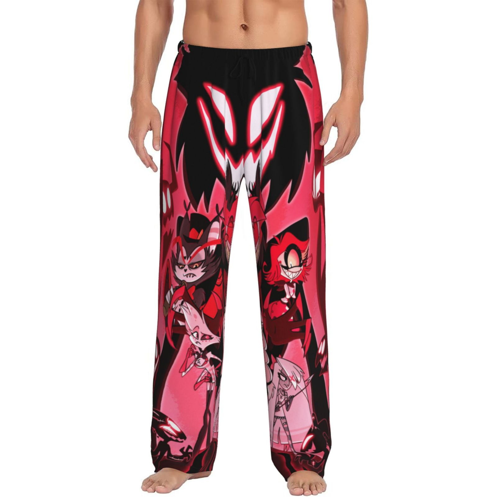 Men's Hazbin Hotel Helluva Boss Pajama Pants Lounge Sleepwear PJ ...