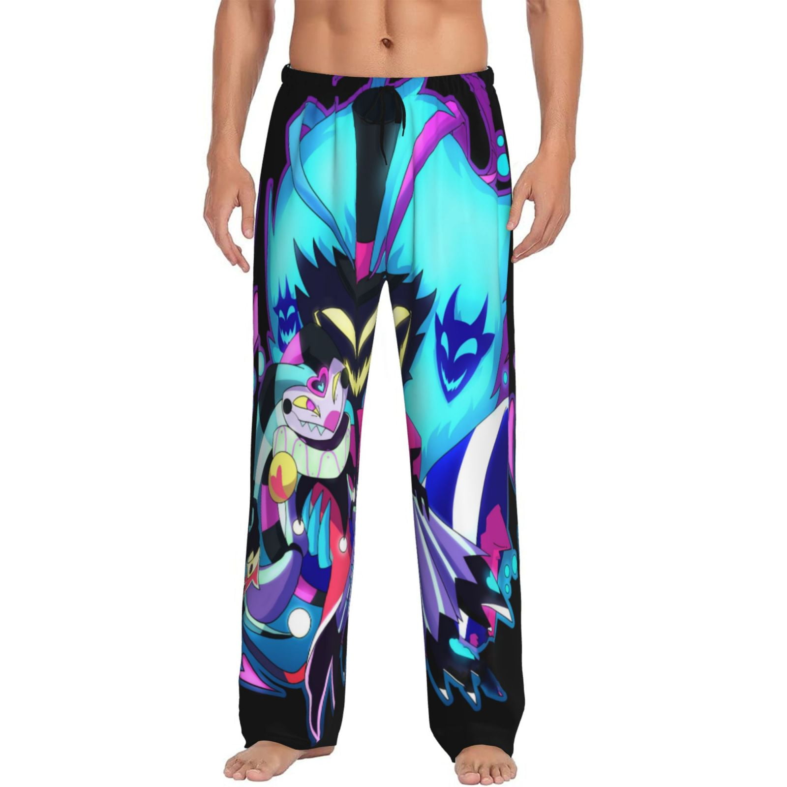 Men's Hazbin Hotel Helluva Boss Pajama Pants Lounge Sleepwear PJ ...