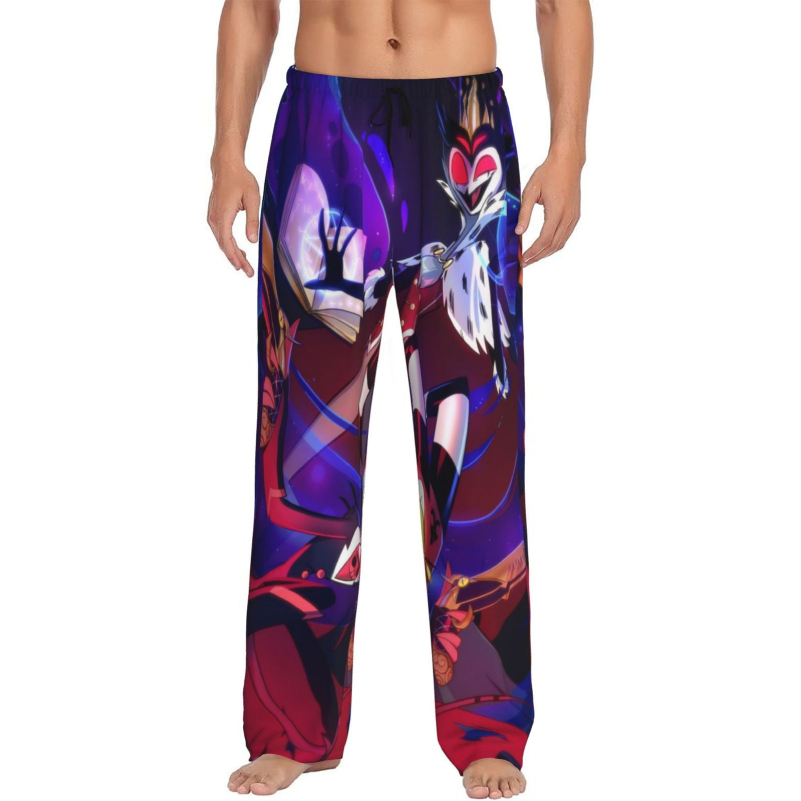 Men's Hazbin Hotel Helluva Boss Pajama Pants Lounge Sleepwear PJ ...