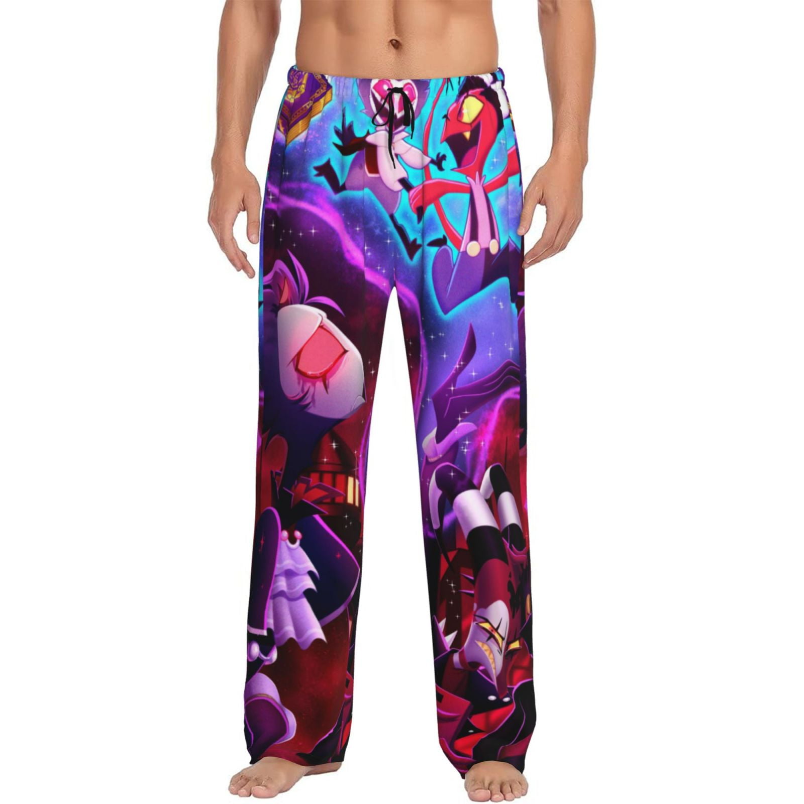 Men's Hazbin Hotel Helluva Boss Pajama Pants Lounge Sleepwear PJ ...