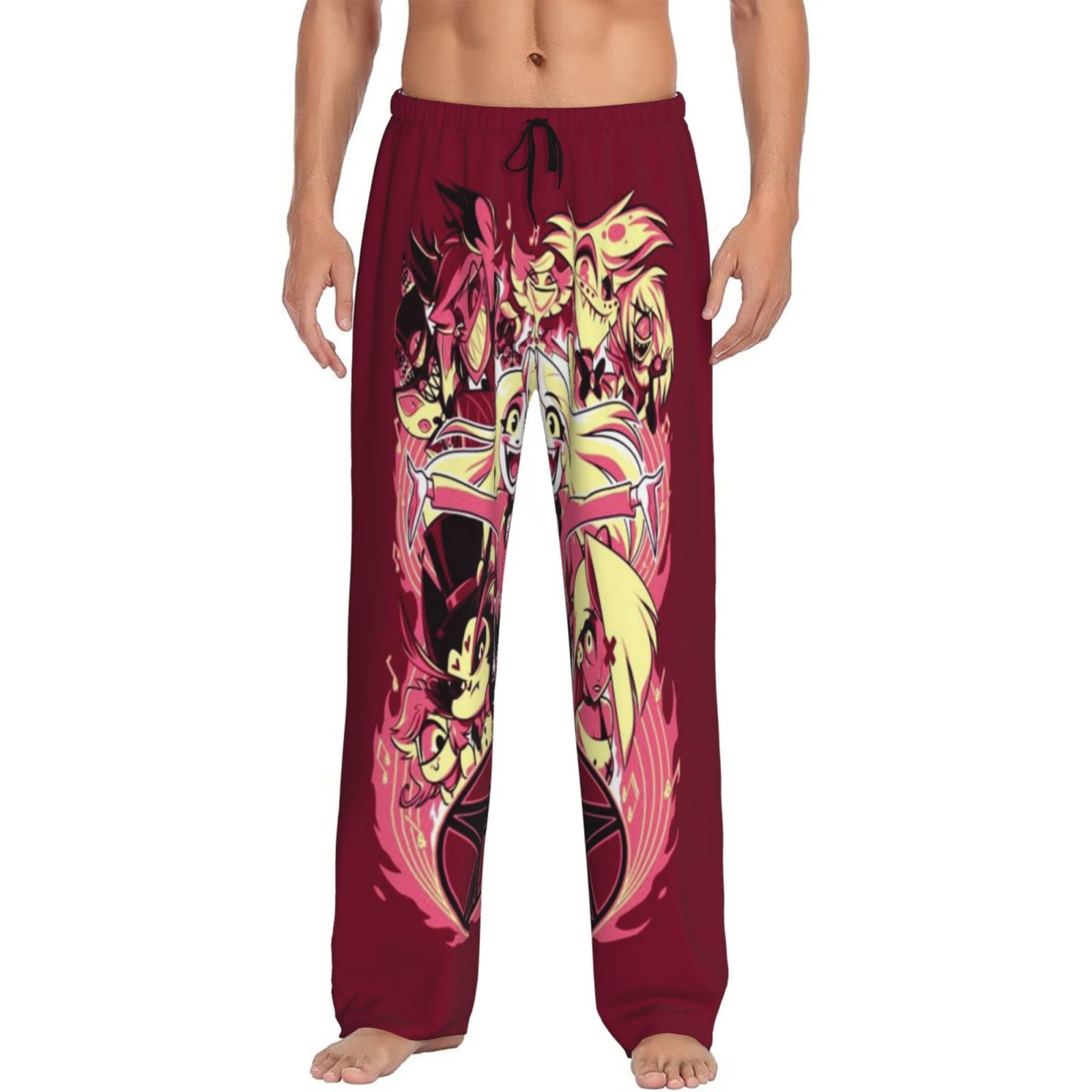 Men's Hazbin Hotel Helluva Boss Pajama Pants Lounge Sleepwear PJ ...