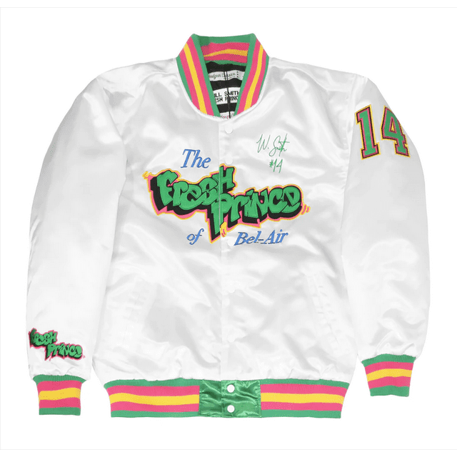 Men's Headgear Classics White The Fresh Prince of Bel Air Jersey Satin ...
