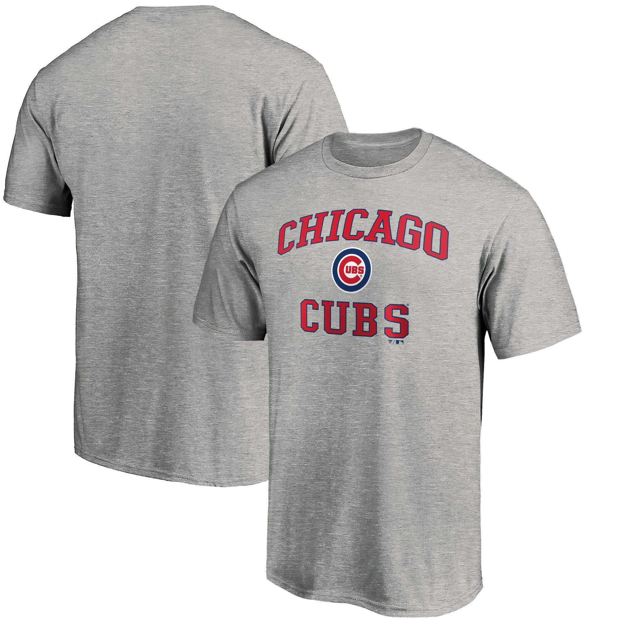 Men's Heather Gray Chicago Cubs Heart & Soul T-Shirt - Walmart.com