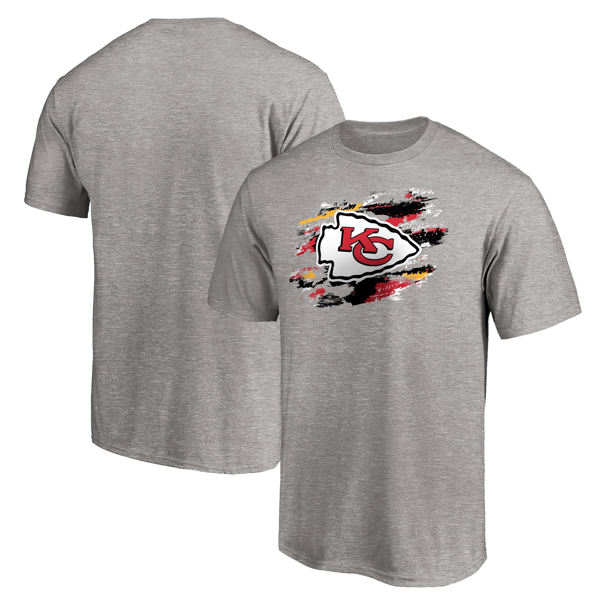 Men's Heather Gray Kansas City Chiefs True Color T-Shirt - Walmart.com