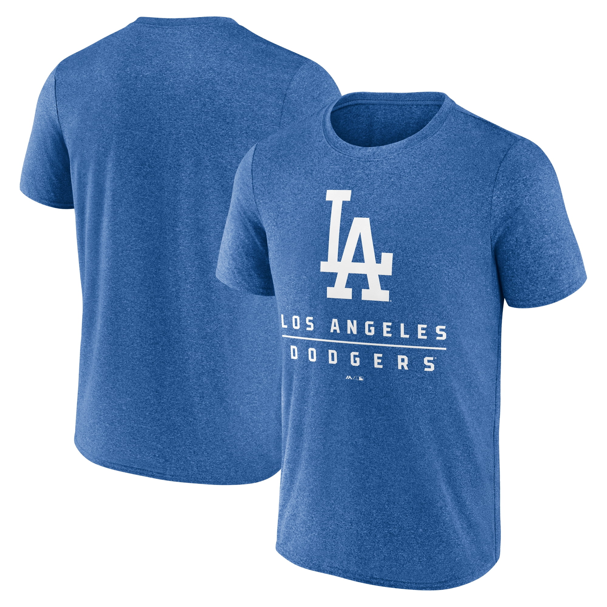 Los Angeles Dodgers Men’s Heather Royal Outwit Poly T-Shirt, Up to Size ...