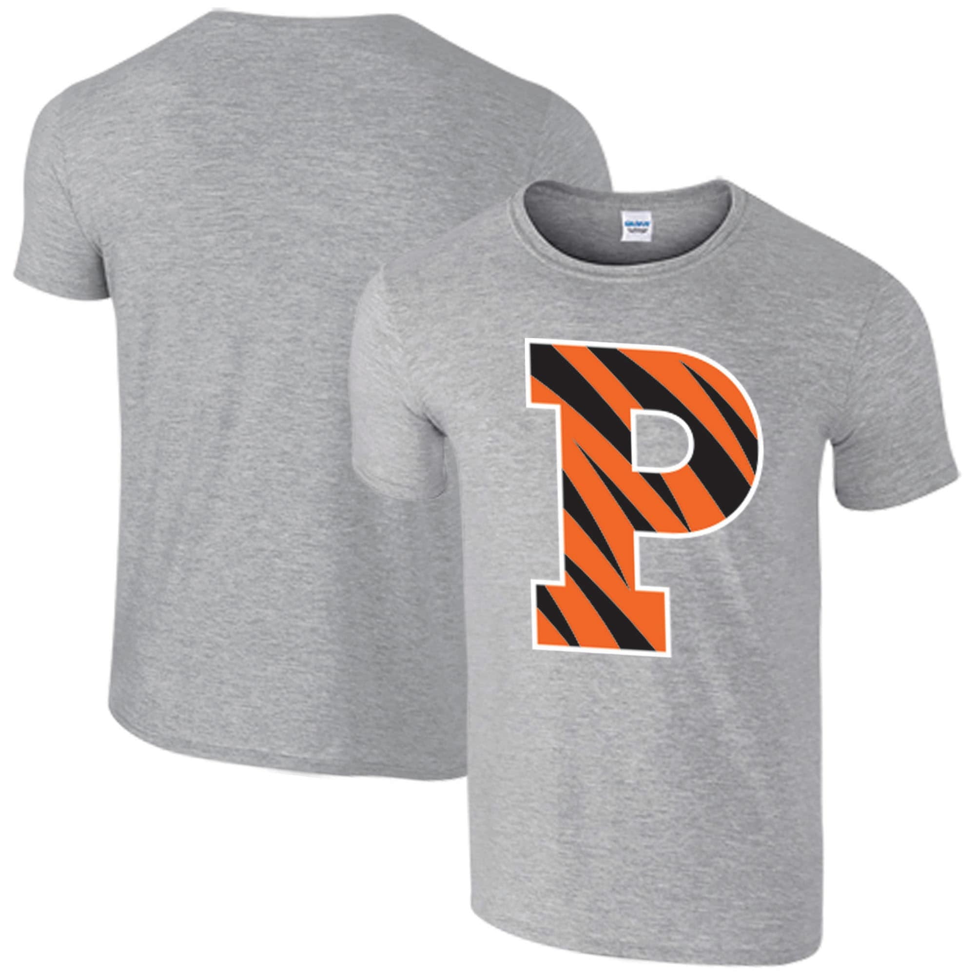 Men's Heathered Gray Princeton Tigers T-Shirt - Walmart.com