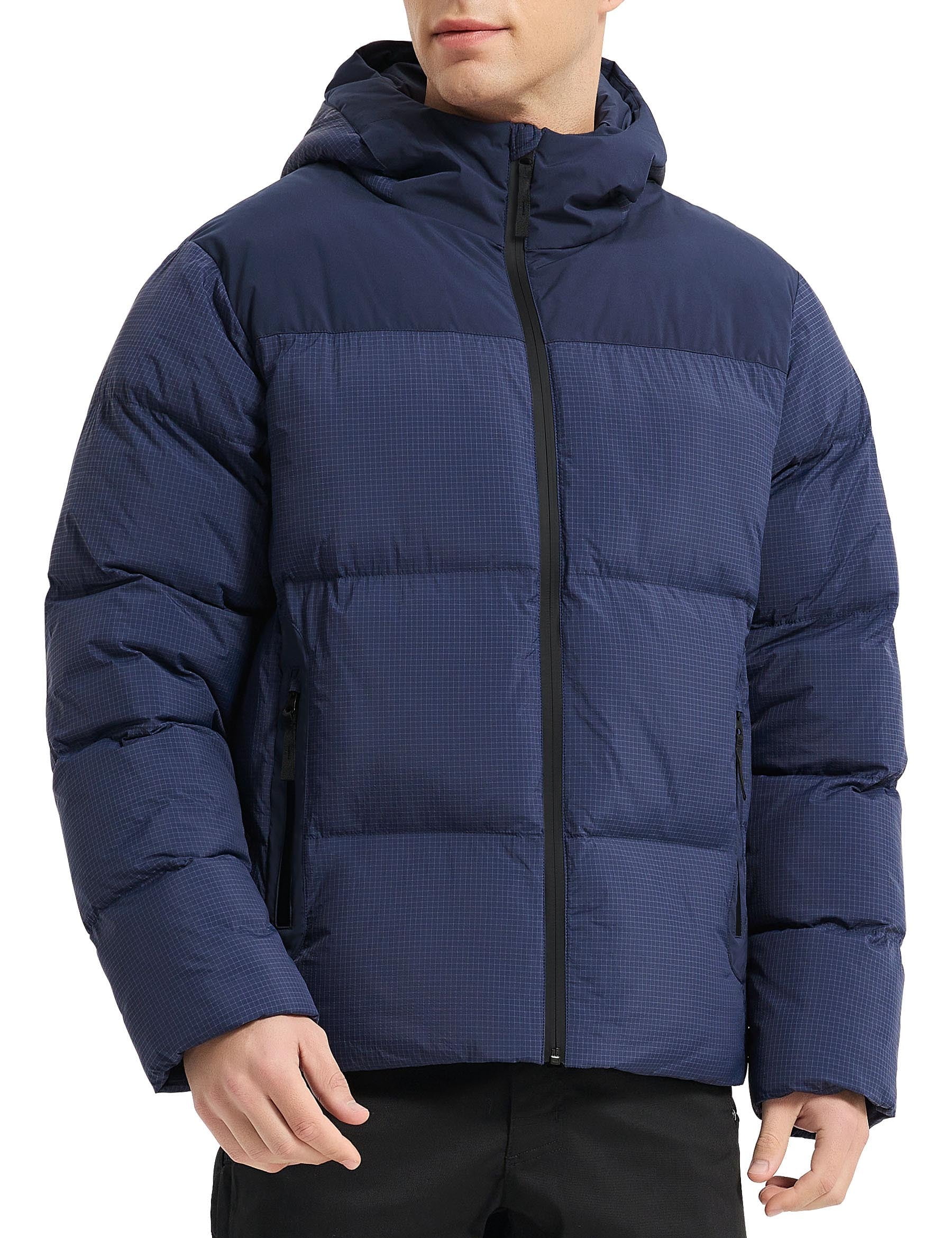 Men's Heavy Winter Coat Waterproof Sorona Quilted Performance Parka ...