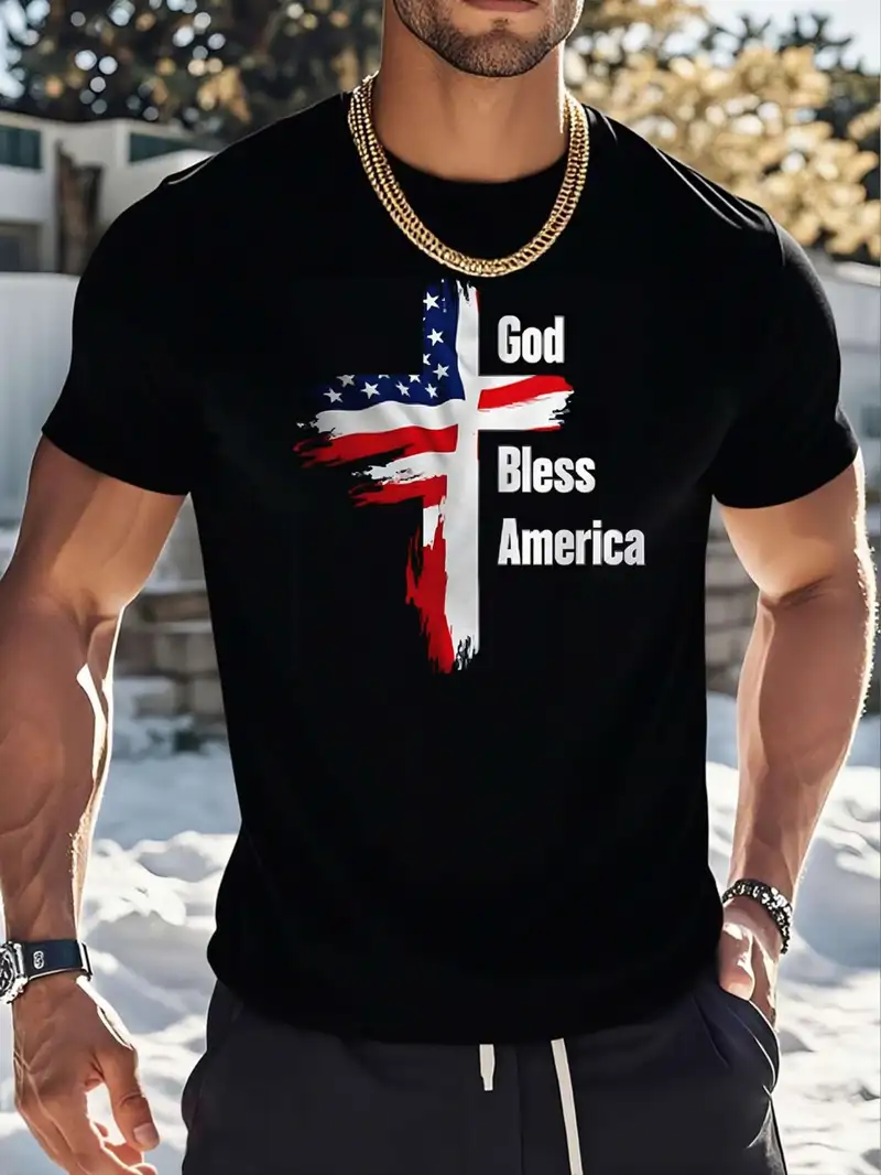 Men's Heavyweight 100% Cotton T-Shirt - Soft Breathable Crew Neck Tee ...