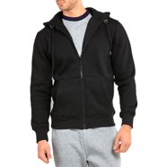 Pro Club Men's Heavyweight Full Zip Fleece Hoodie, Black, Medium ...