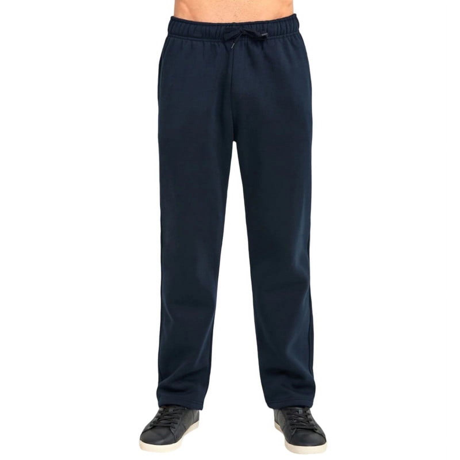 Men's Heavyweight Fleece Sweatpants Cotton with Drawstring and Pockets ...