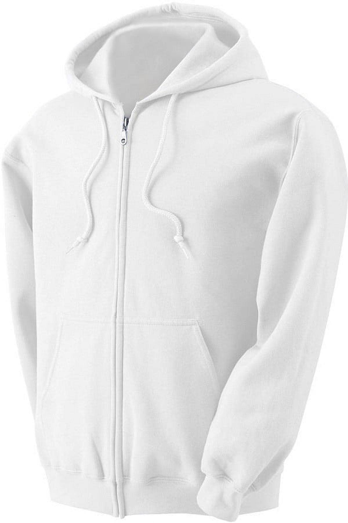 Men's Heavyweight Full Zip up Hoodie | Fleece Jacket | Warm Zipper ...