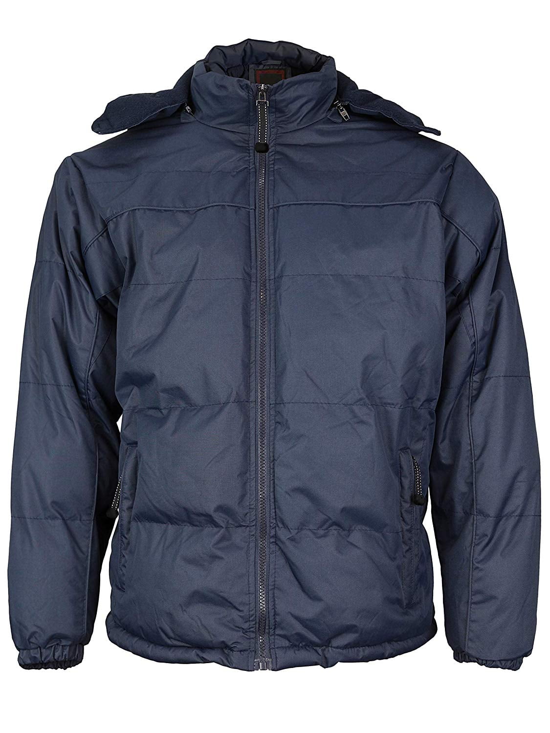 Men's Heavyweight Insulated Lined Jacket with Removable Hood BIGBEAR ...