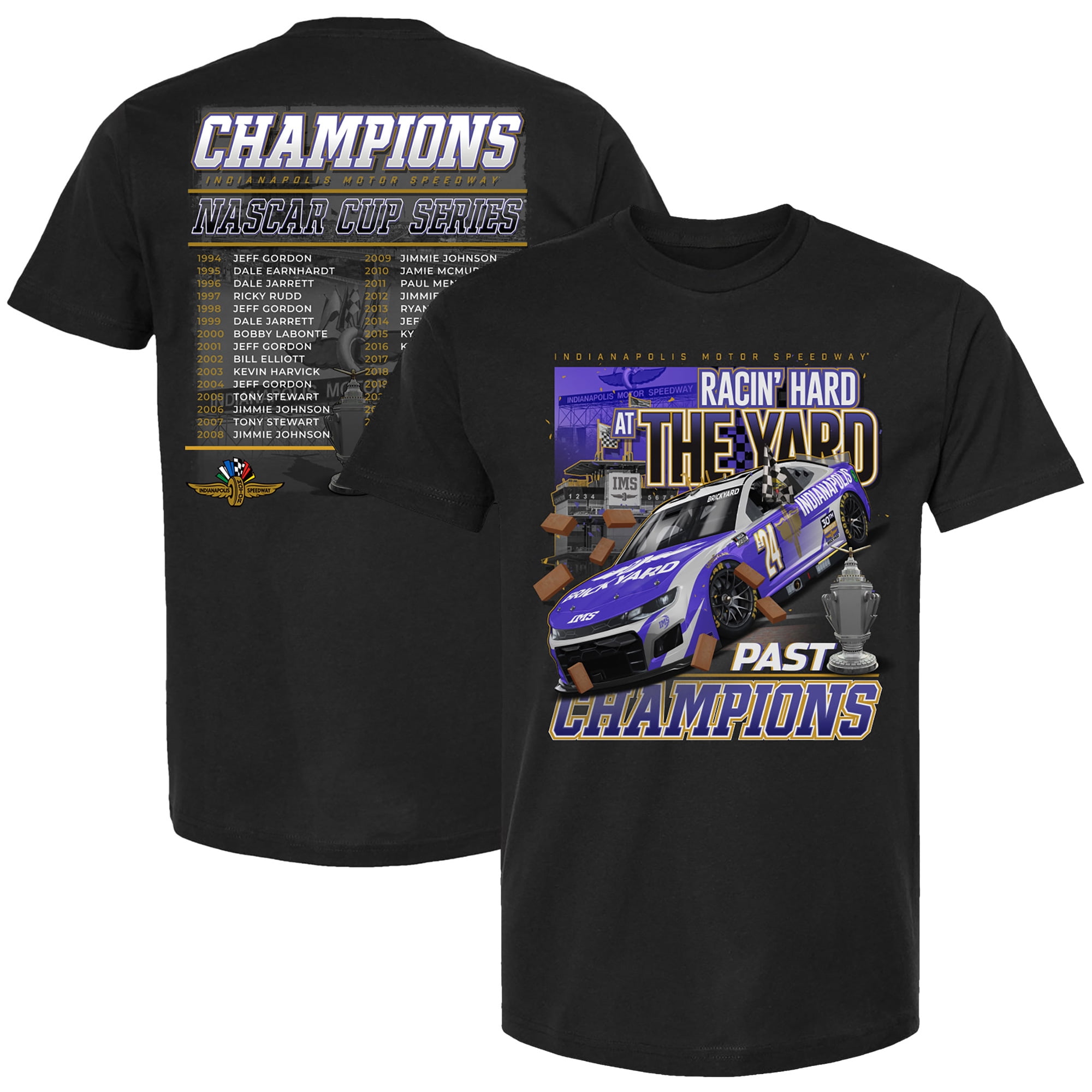 Men's Hendrick Motorsports Team Collection Black NASCAR Brickyard Past ...