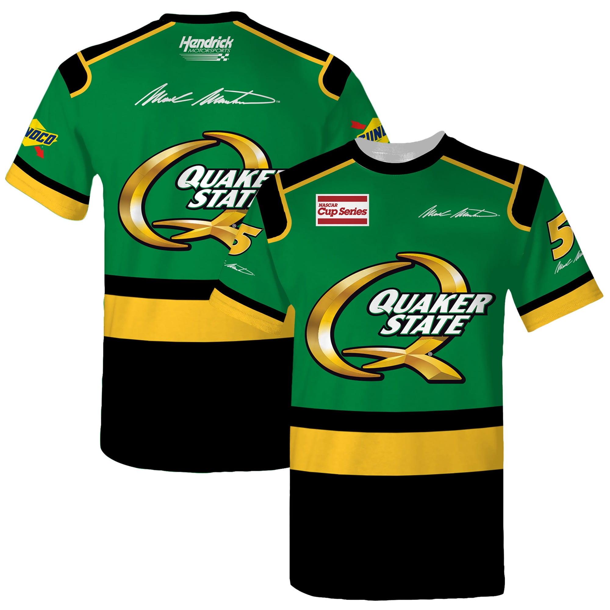 Men's Hendrick Motorsports Team Collection Green Mark Martin Quaker ...