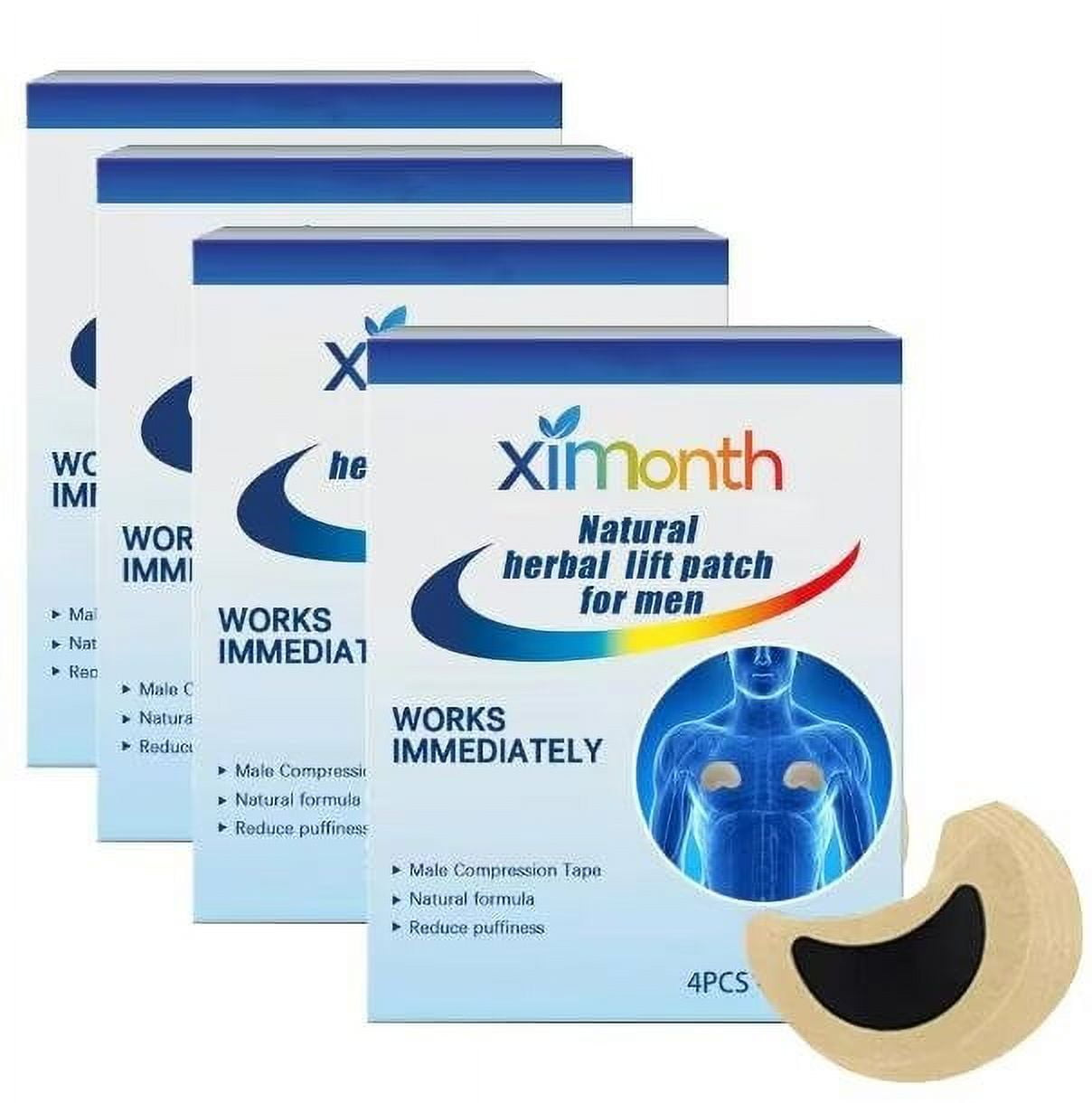 Mens Herbal Chest Patch Mens Chest Skin Tightening Anti Sagging Pectoral Muscle Shaping Care