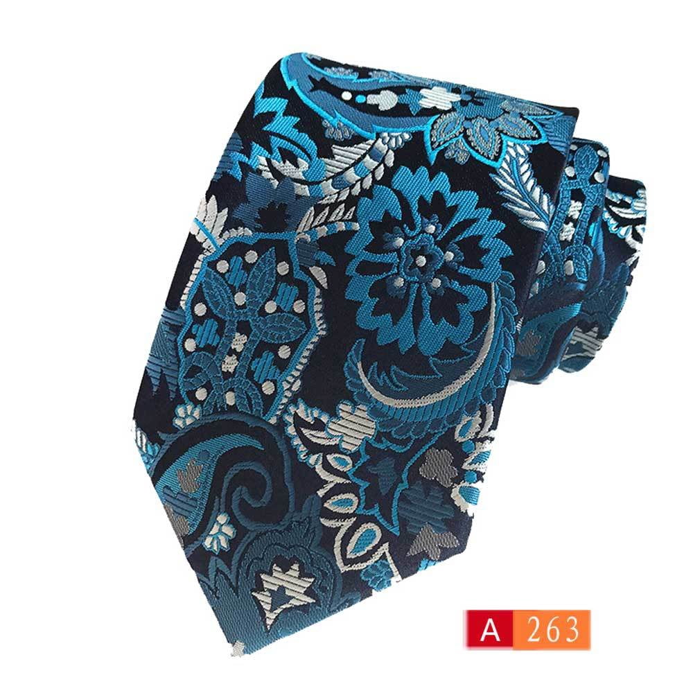 Men's High Grade Flower Pattern Tie Wedding Party Business Floral ...