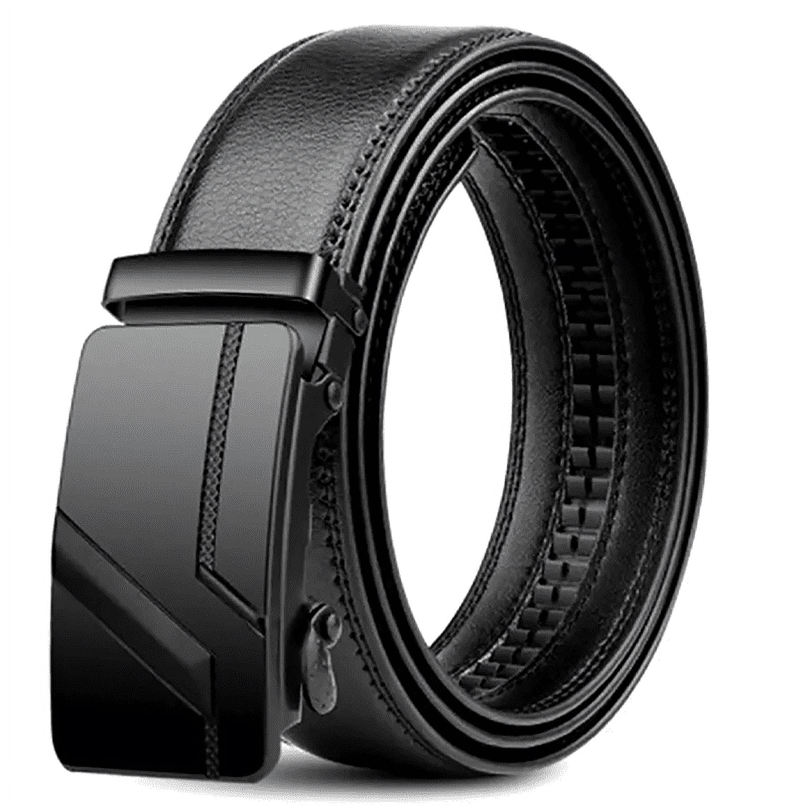 Men's High-Quality Belt 110cm 120cm 130cm Luxury Belt, Black Men's ...