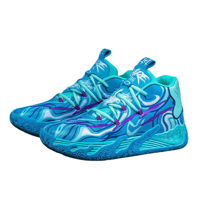 Men’s High-Top Basketball Shoes, Lightweight Mesh Sneakers, Breathable ...