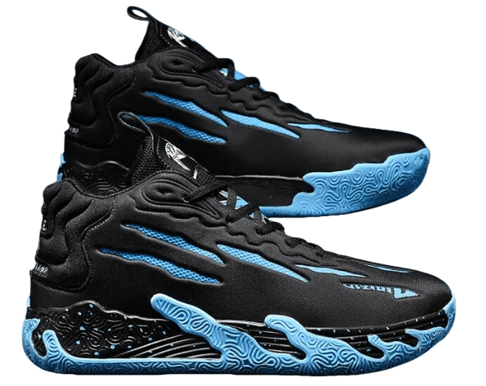 Men’s High-Top Basketball Shoes, Lightweight Mesh Sneakers, Breathable ...