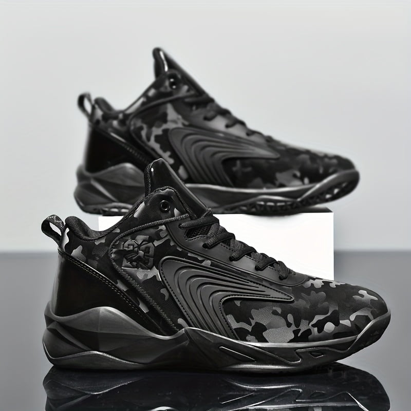 Men's High-Top Basketball Sneakers - Stylish, Comfortable, Non-Slip ...