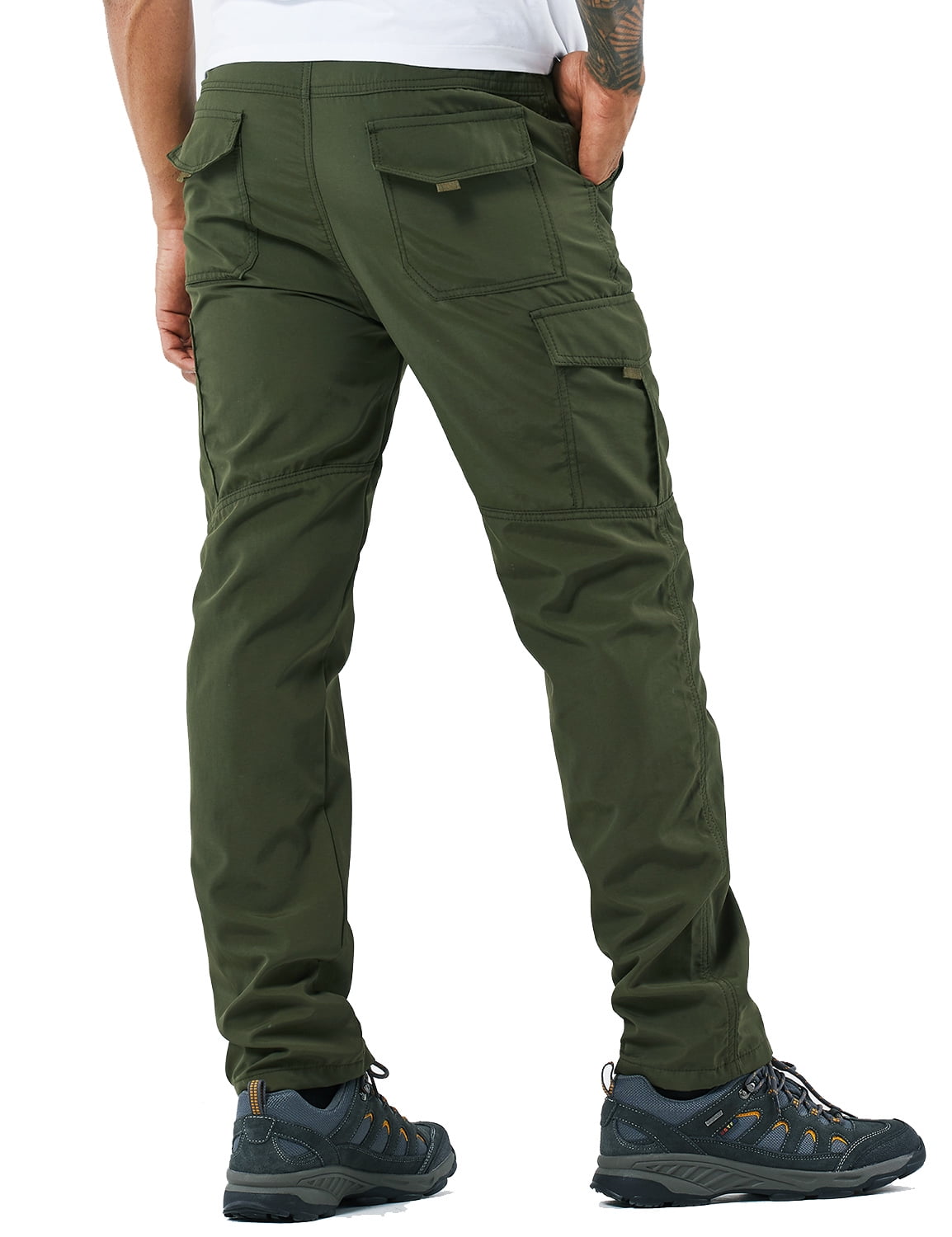 Men's Hiking Cargo Pants Work Climbing Camping Tactical Ski Trousers ...