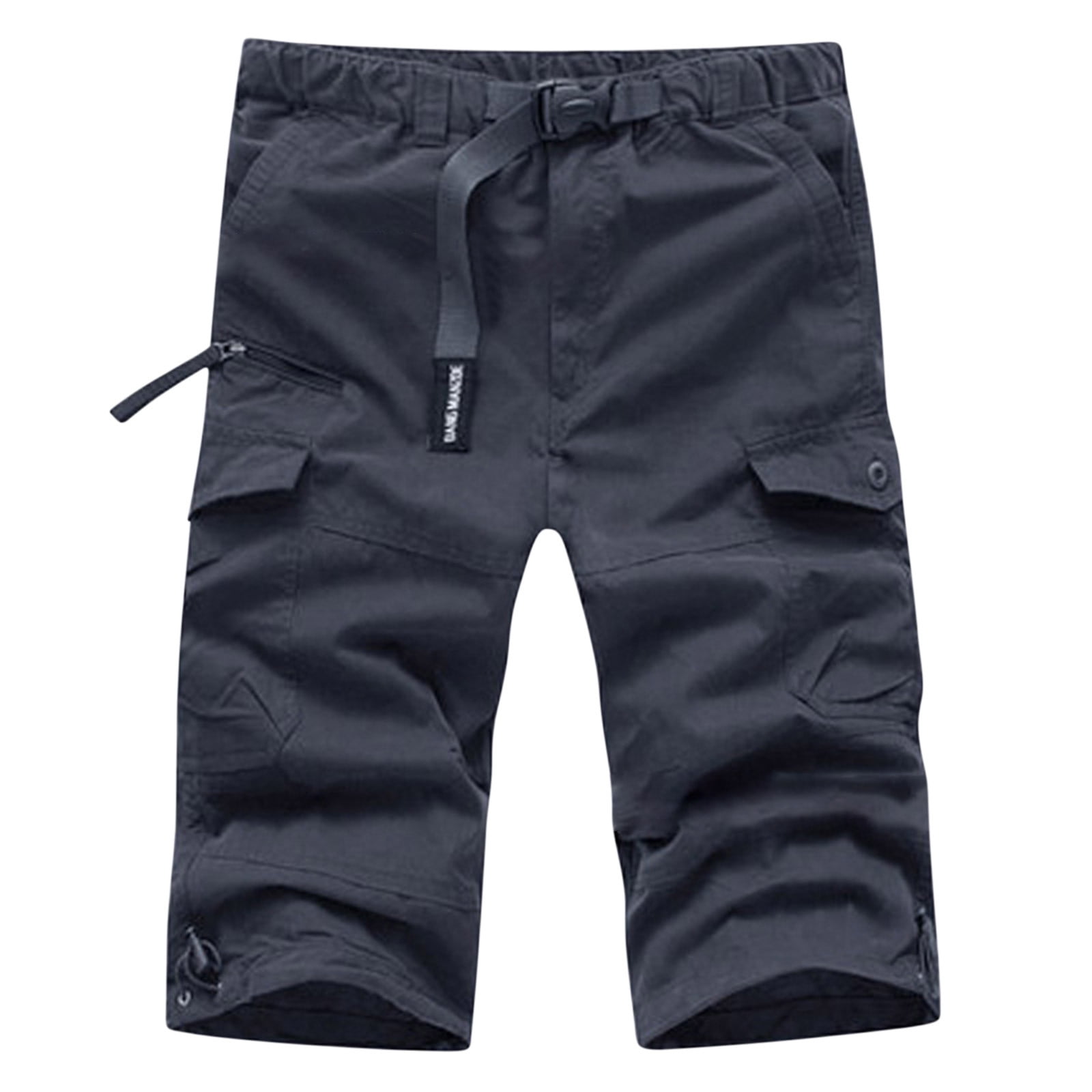 Men's Hiking Cargo Shorts Lightweight Quick Dry Shorts for Mens Solid ...