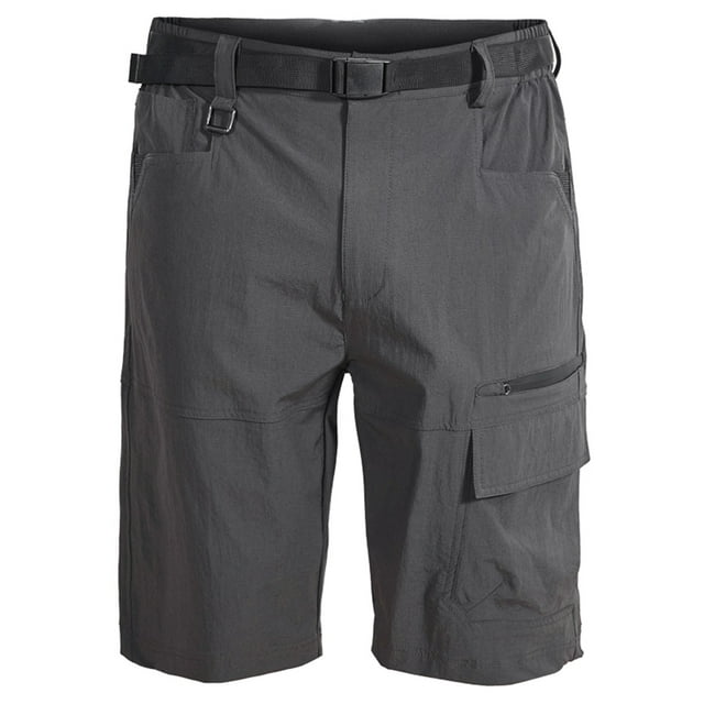 Men's Hiking Cargo Shorts Quick Dry Outdoor Travel Shorts for Men with ...