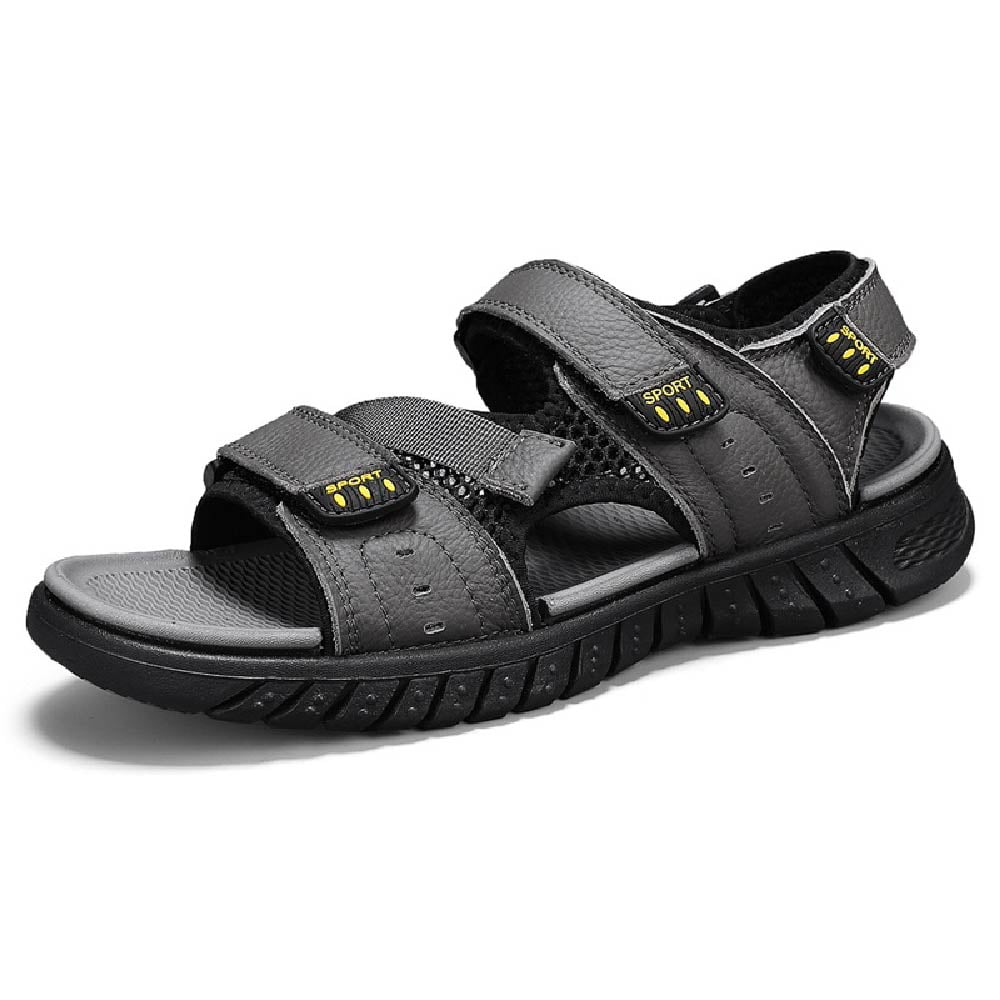 Men's Hiking Sandals Adjustable Breathable Non-Slip Open-Toe Sandals ...