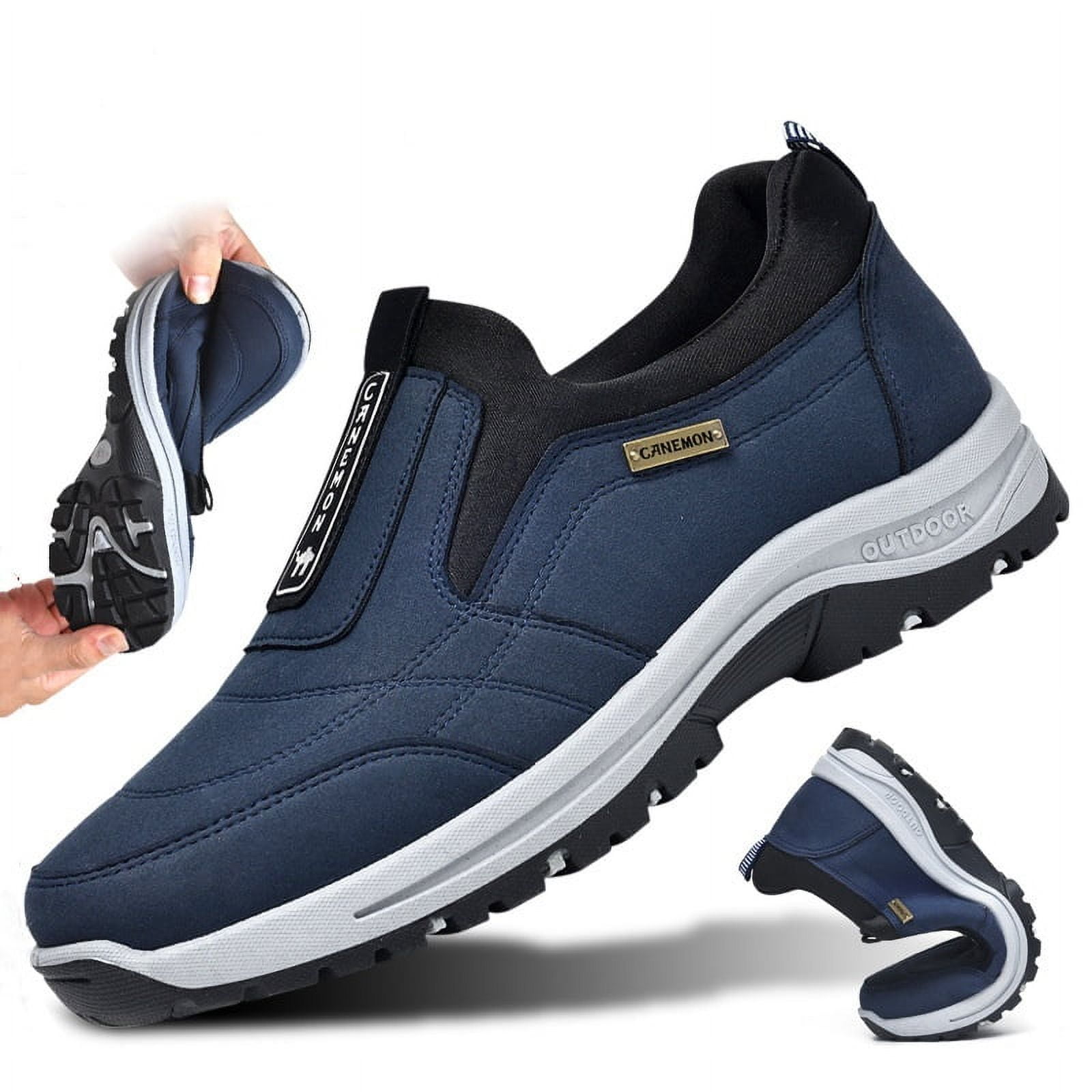 CANEMON Men's Outdoor Casual Fashion Breathable Slip-on Loafers, Non ...