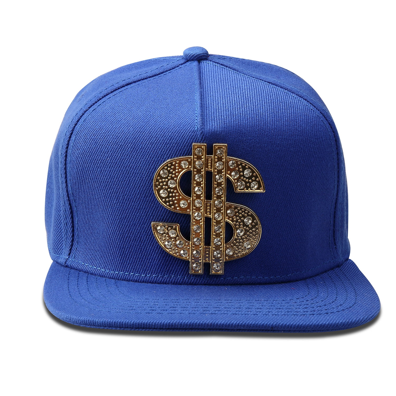 Men's Hip Hop Flat brimmed Hat flat brim hat Dollar Sign Snapback Hat ...