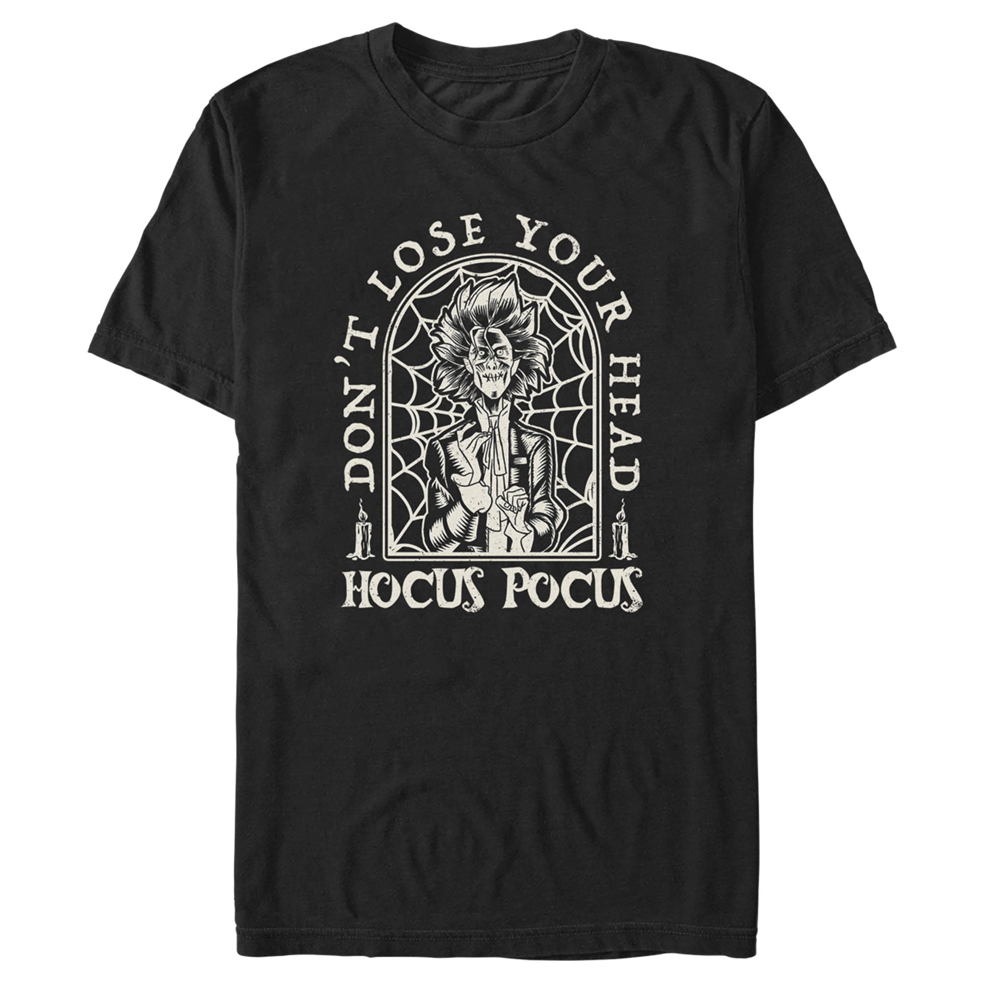 Men's Hocus Pocus 2 Billy Butcherson Lose Your Head Graphic Tee Black ...