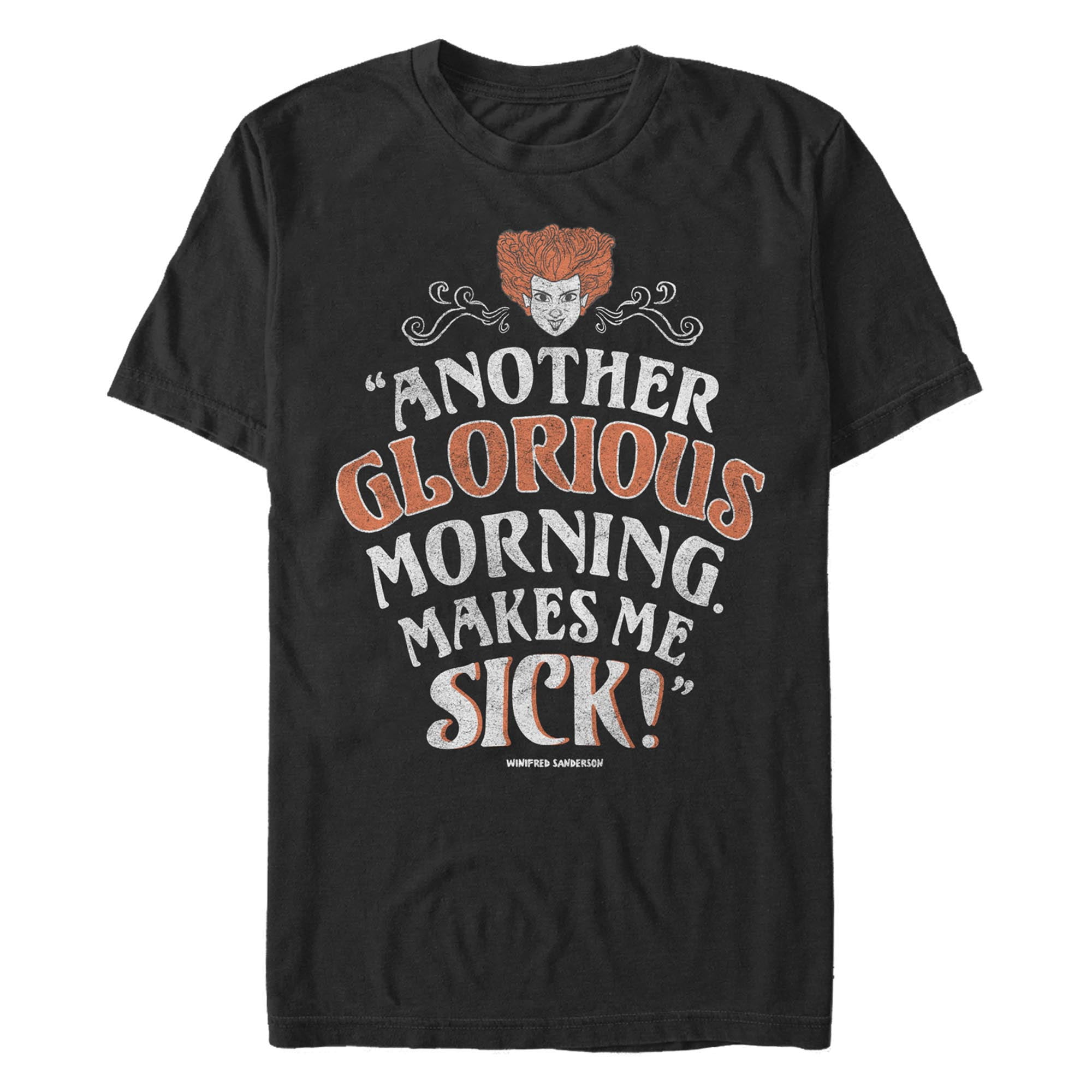 Men's Hocus Pocus Hocus Pocus Winifred Glorious Morning Graphic T-Shirt ...