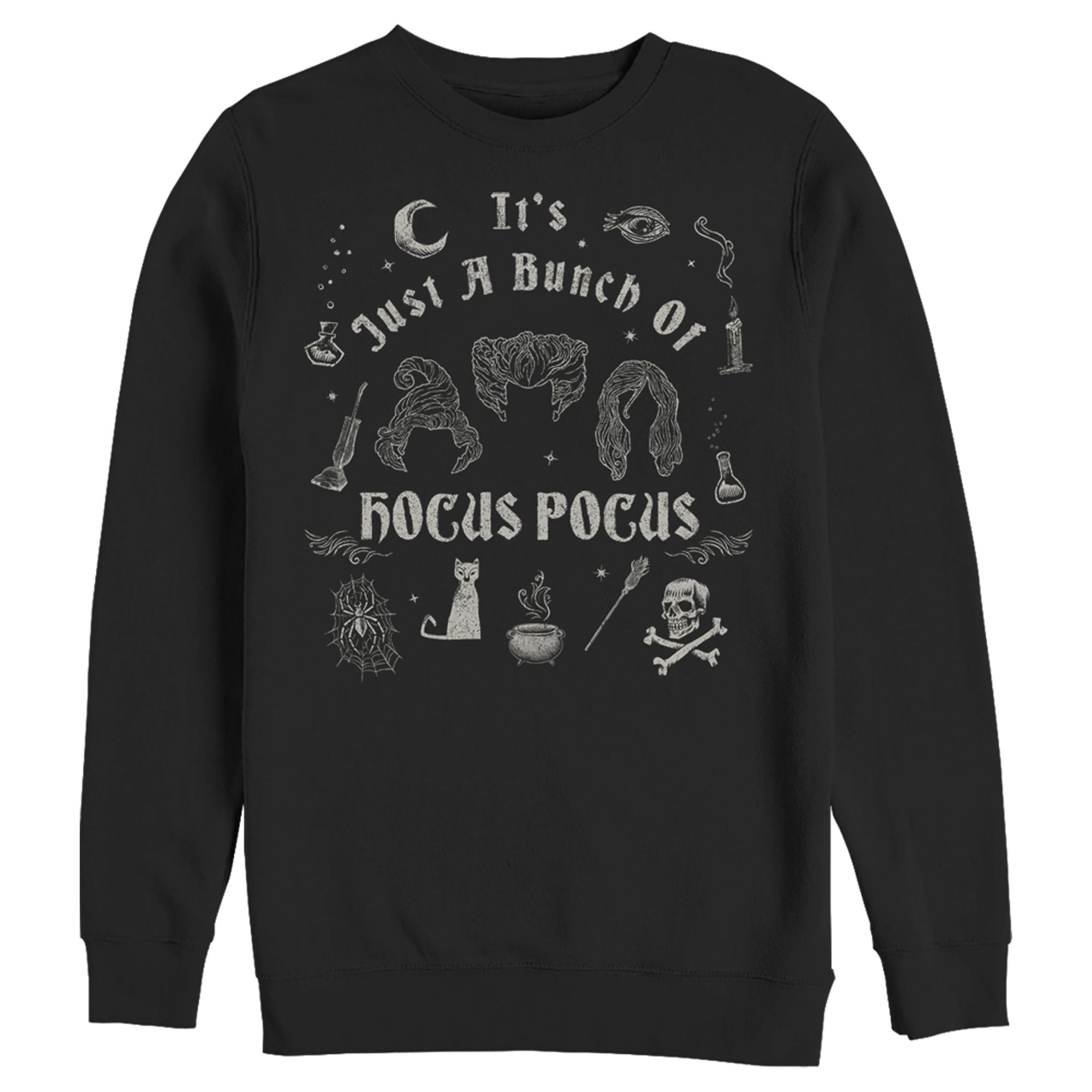 Men's Hocus Pocus It's Just a Bunch of Hocus Pocus Icons Sweatshirt ...