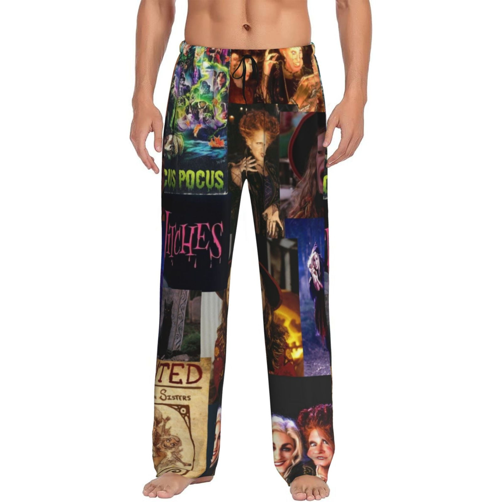 Men's Hocus Pocus Pajama Pants Lounge Sleepwear PJ Bottoms with ...
