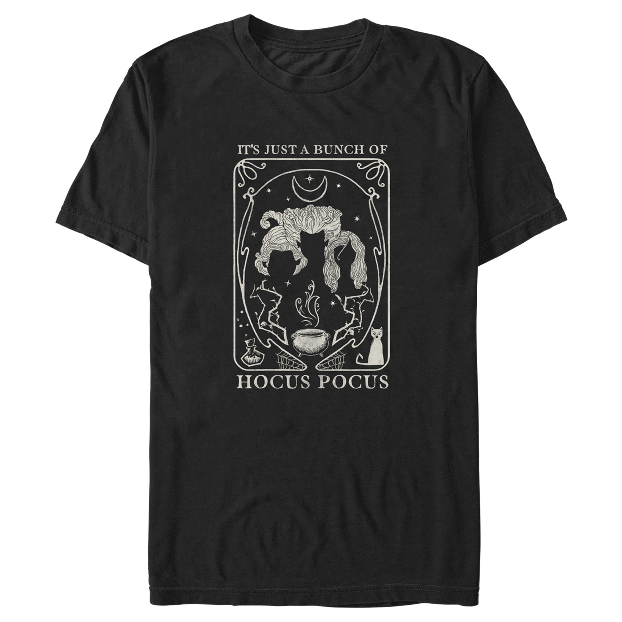 Men's Hocus Pocus Witches Tarot Card Graphic Tee Black Large - Walmart.com