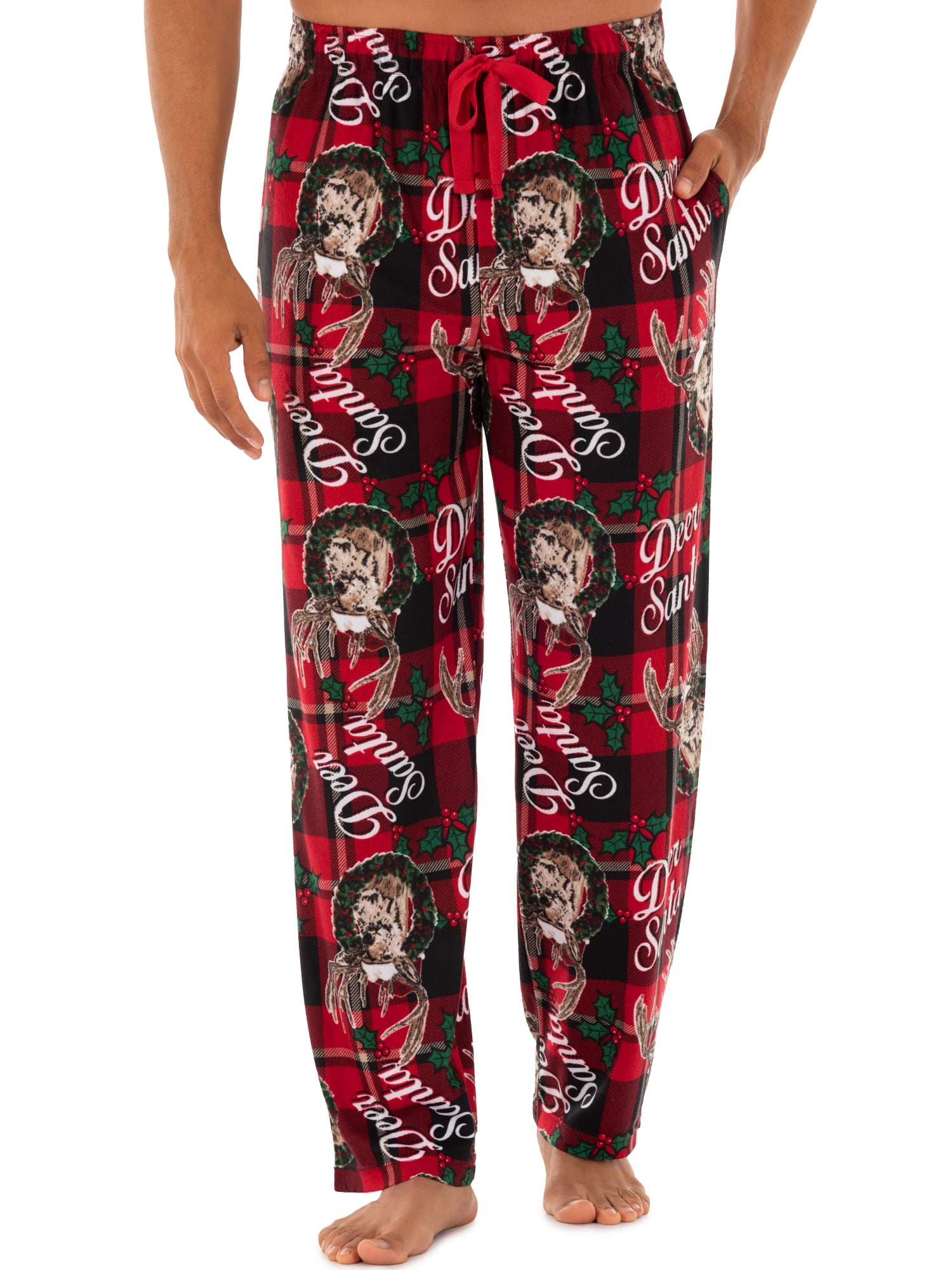 Men's Holiday Print Soft Microfleece Sleep Pant - Walmart.com