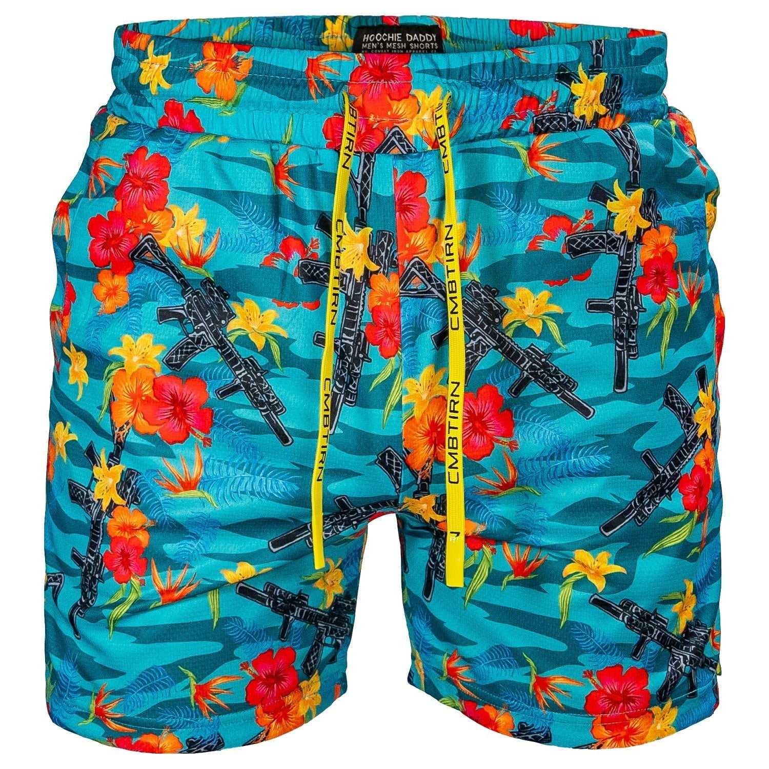 Men's Mesh Hoochie Daddy Shorts | 5" S / Tropic Thunder Tiger Stripe ...