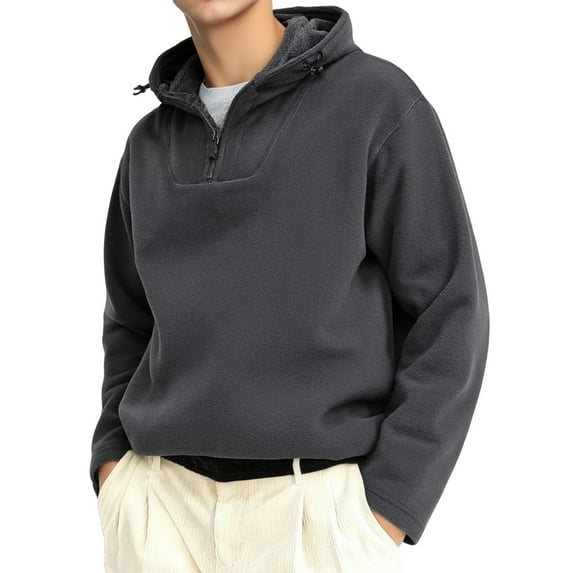 Men's Hooded Sweatshirt Fit Pullover Casual Outdoor Athletic Activities ...