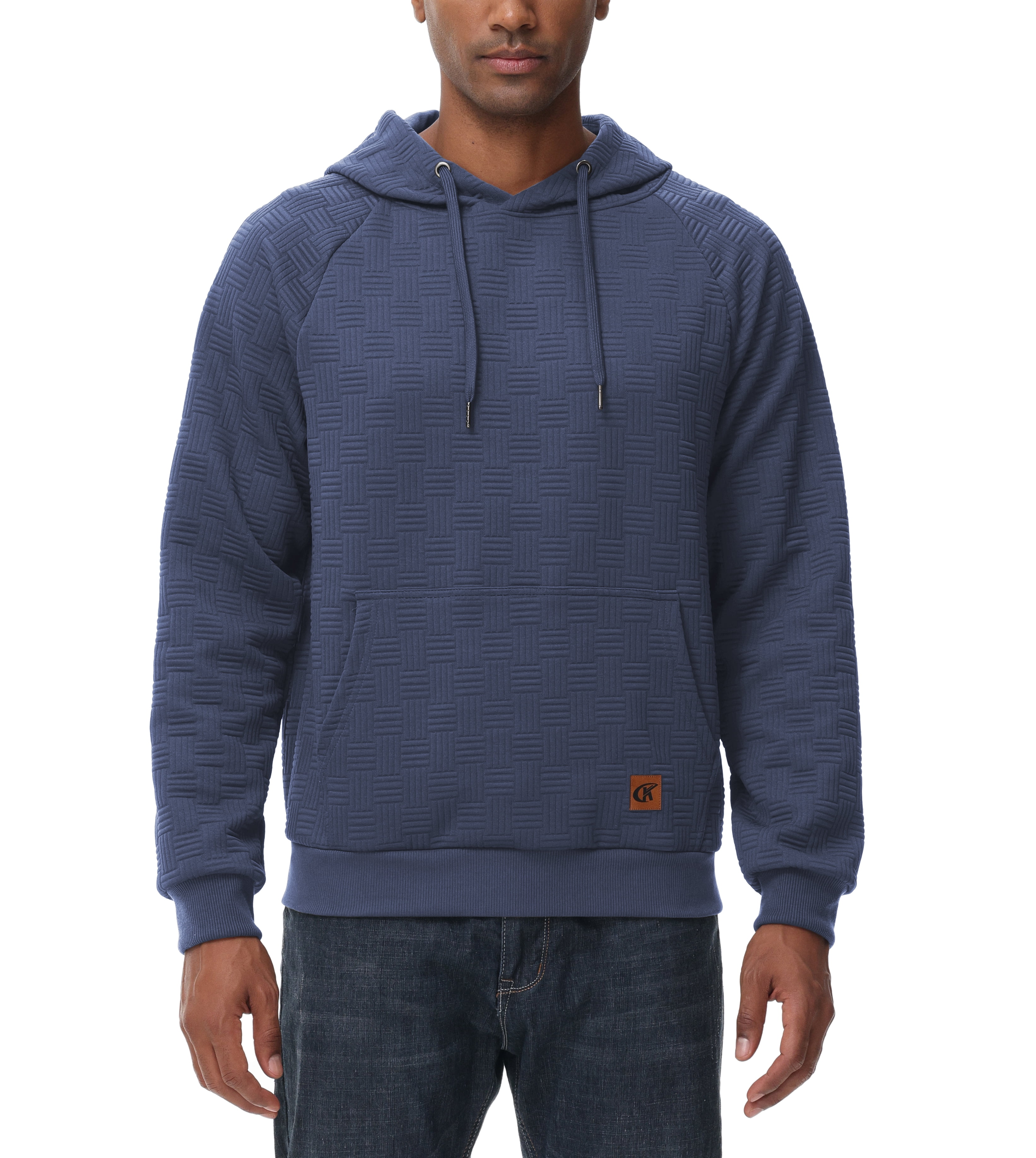 Men's Hoodies Pullover Geometric Texture Hoodie Long Sleeve Casual ...