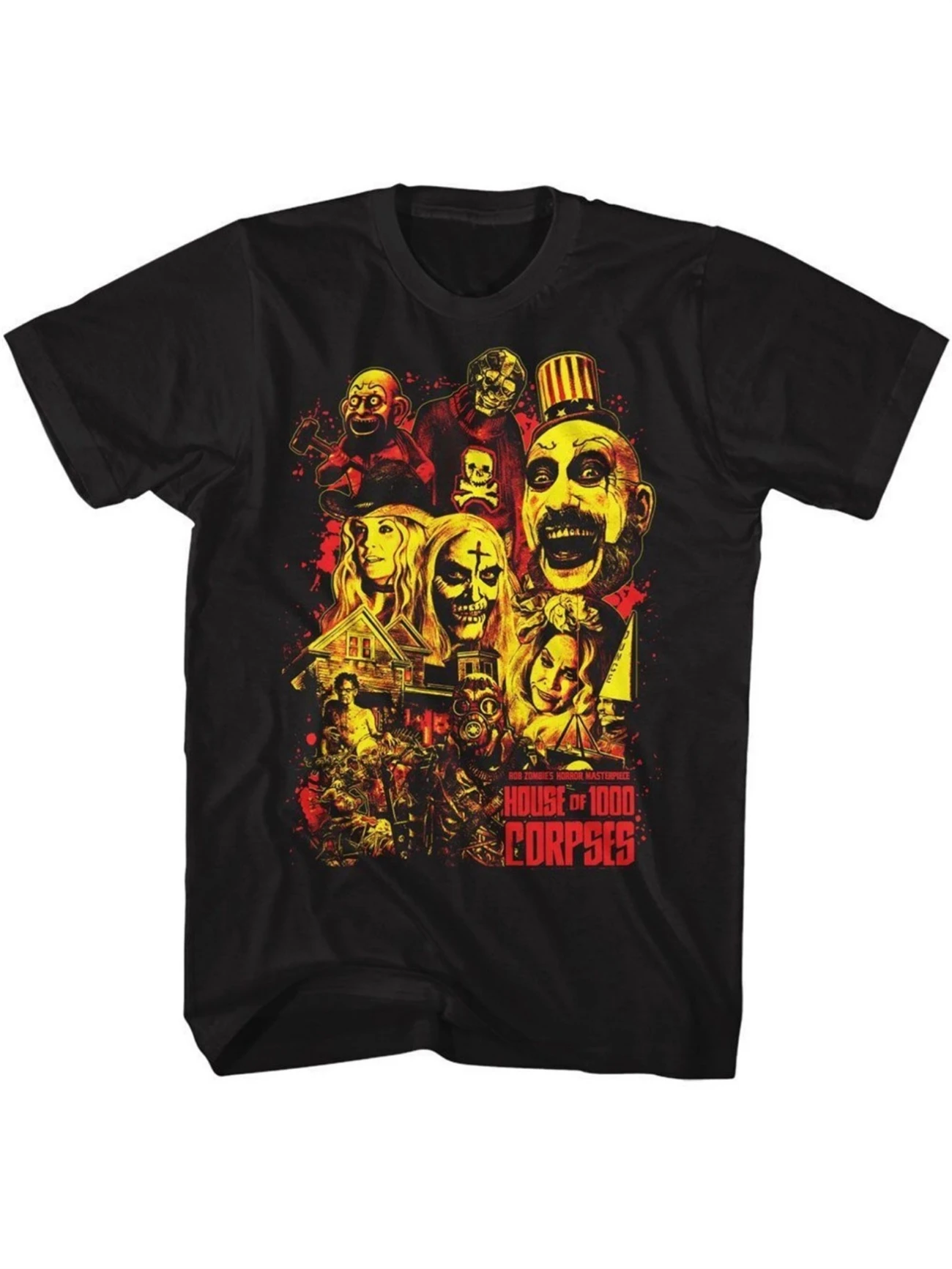 Men's Horror Movie Graphic T-Shirt - "THE CONJURING" Design, Black ...