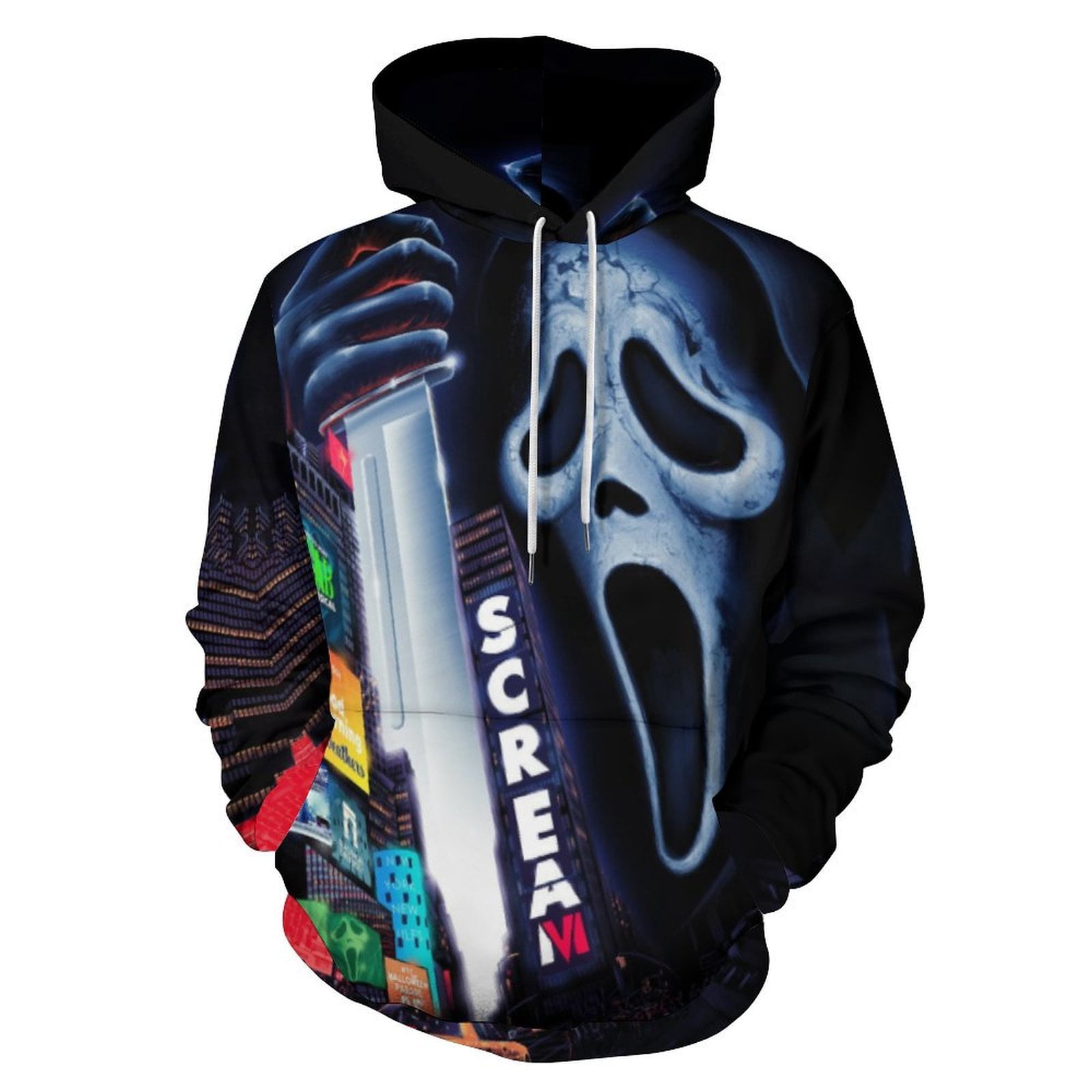 Men's Horror Movie Scre-am0 Hoodie Long Sleeves Unisex Graphic Print ...